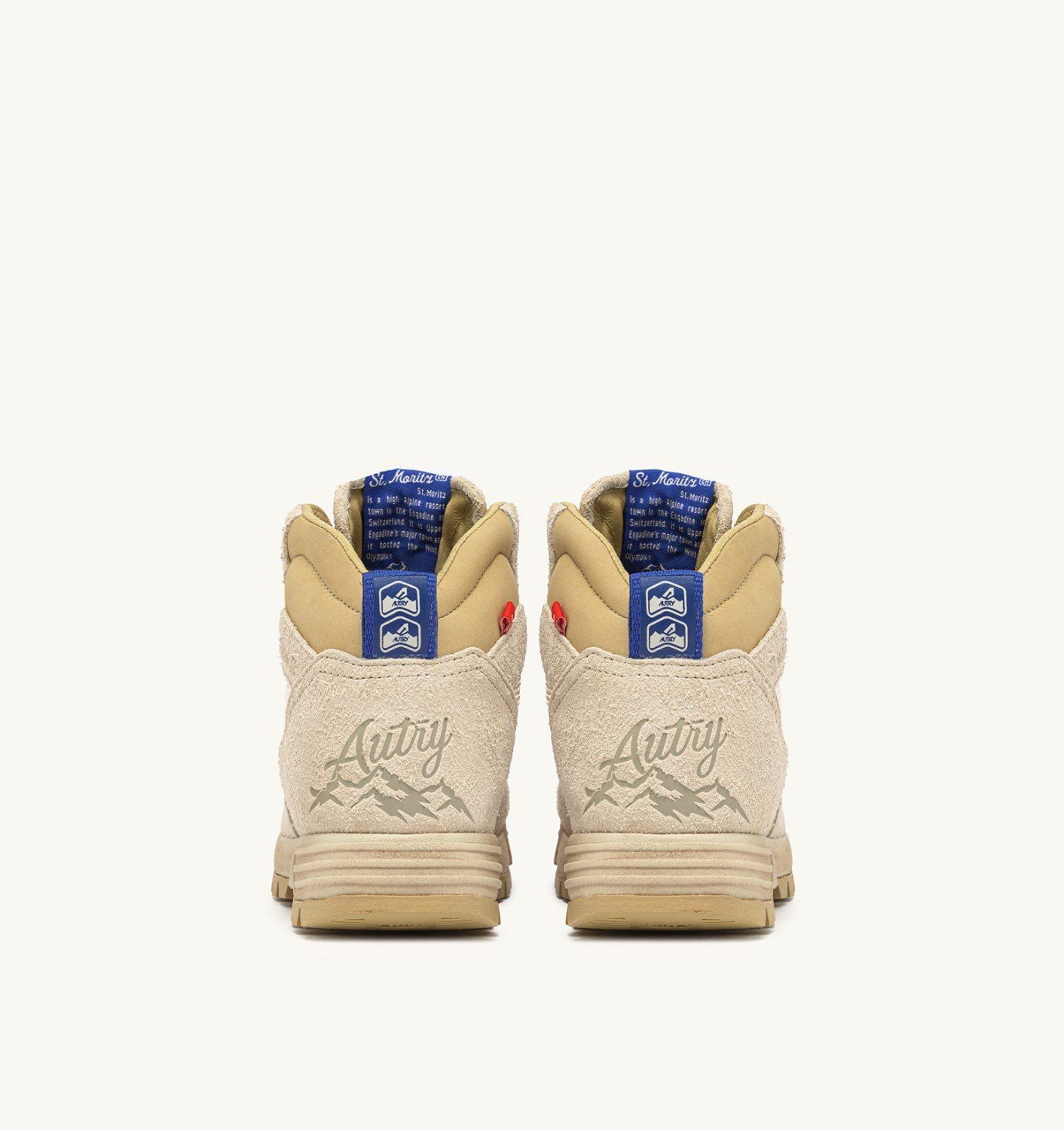 AUTRY MALGA ST. MORITZ IN BEIGE SUEDE | REVERSIBLE