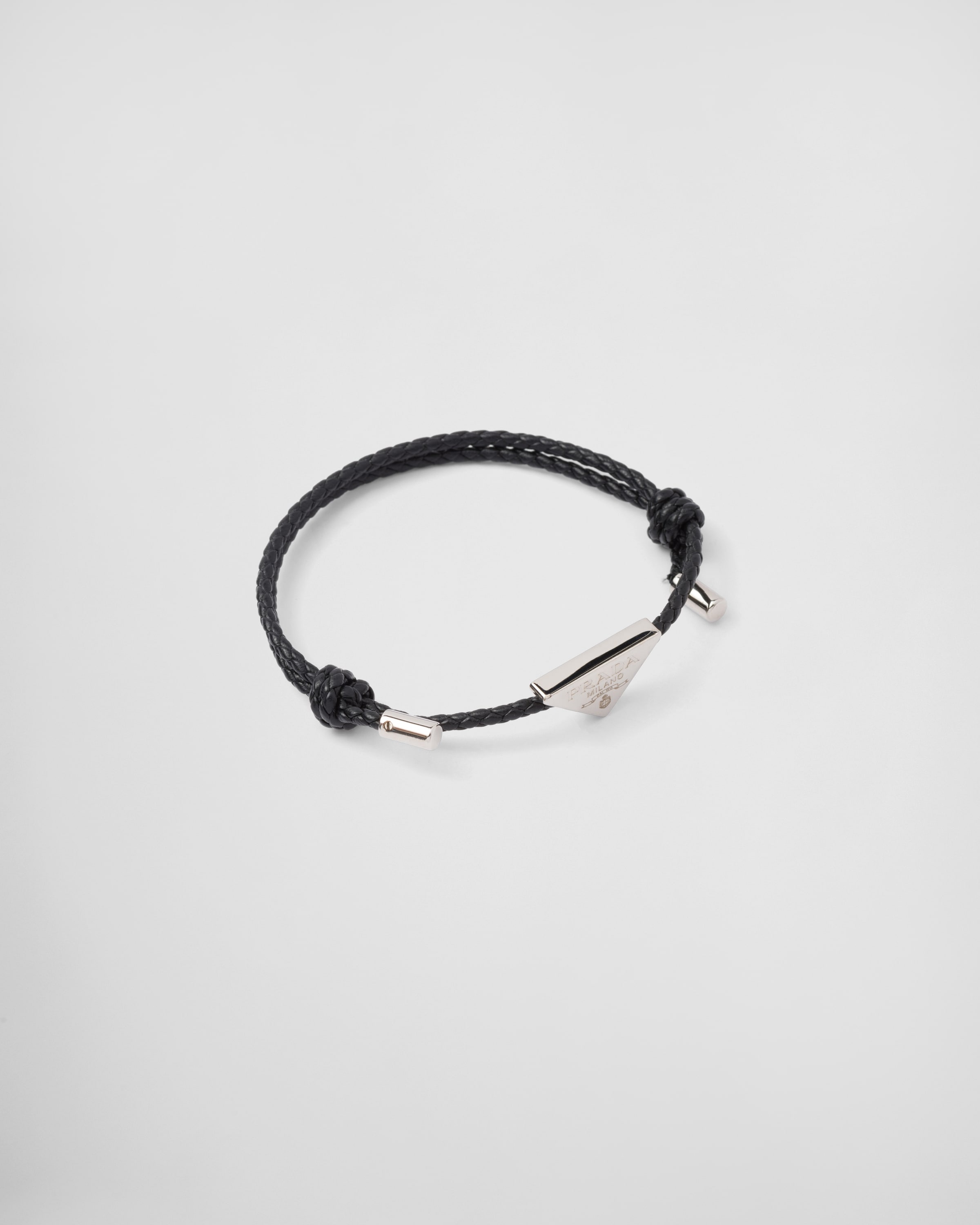 Prada braided nappa leather bracelet store