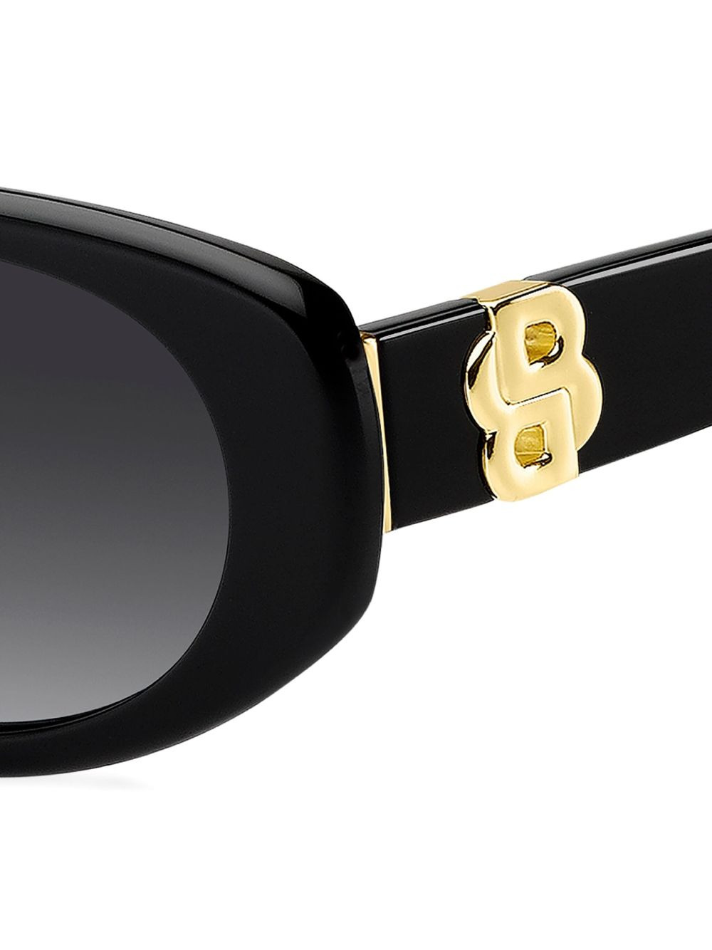 BOSS logo-plaque oval-frame sunglasses | REVERSIBLE