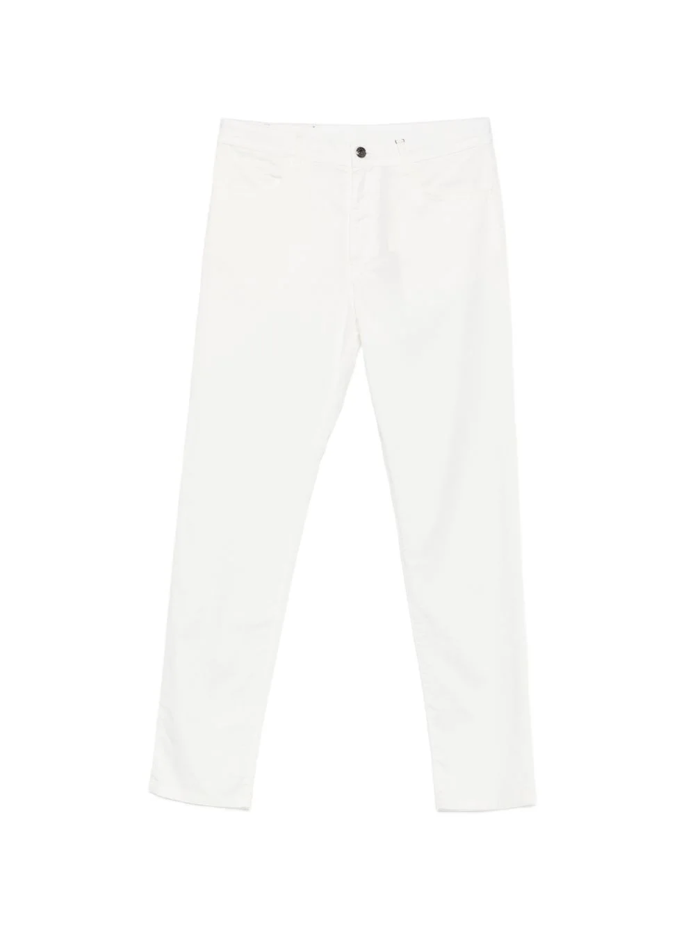 Canali logo-patch trousers - PT01636D97051 | REVERSIBLE