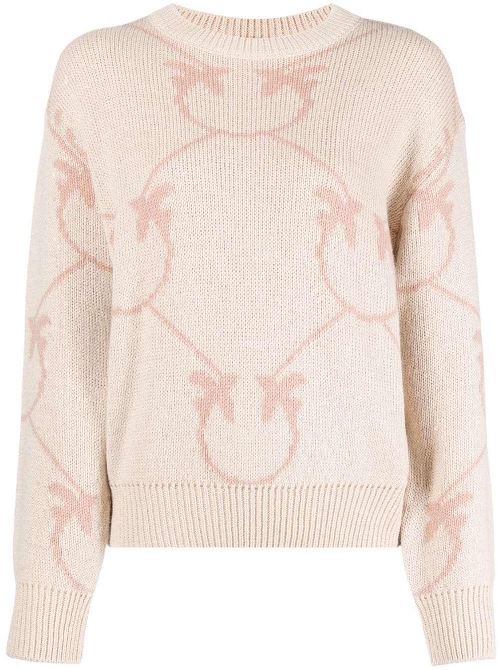 PINKO intarsia-logo jumper | REVERSIBLE