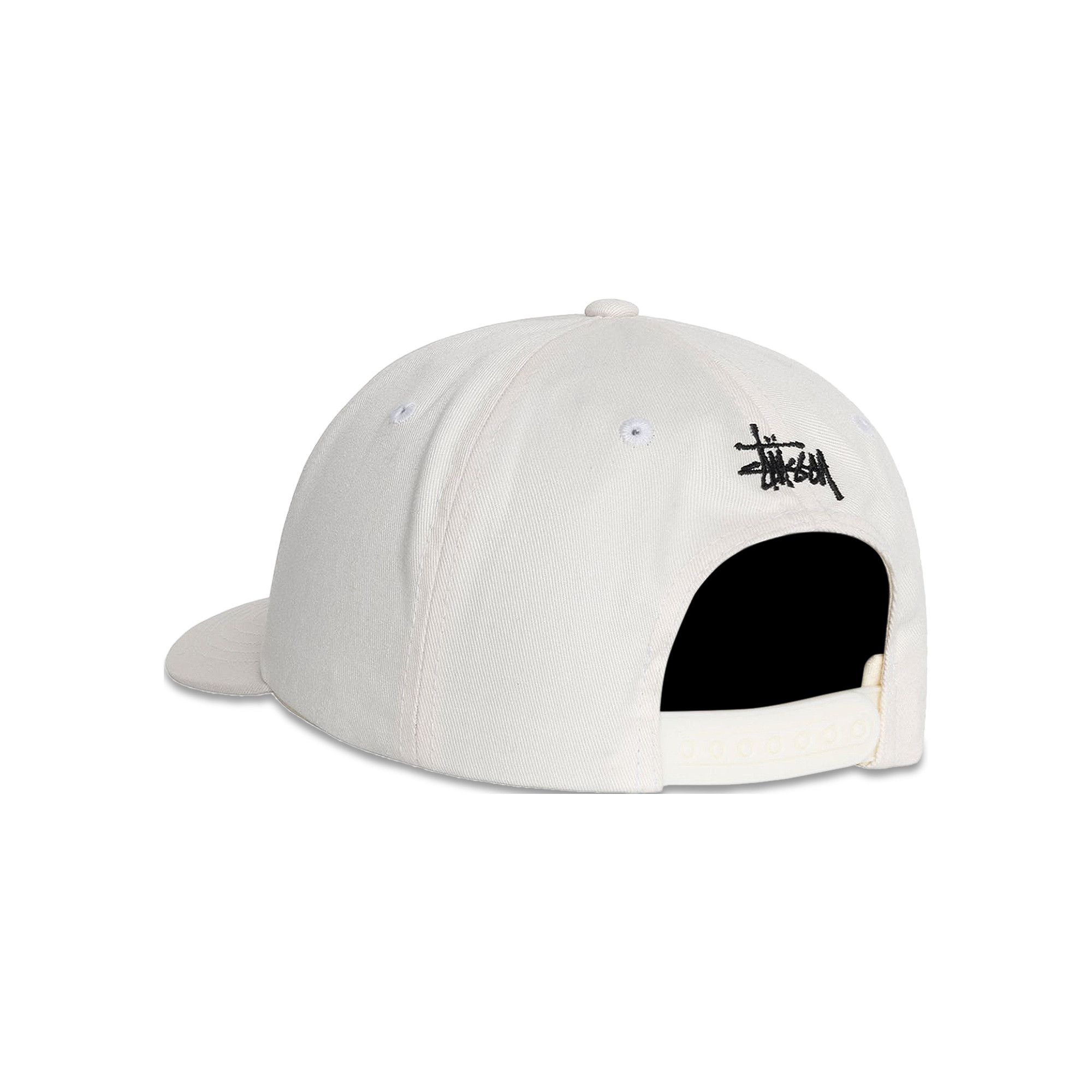 Stüssy Stussy Low Profile Big Basic Snapback 'Snow' | REVERSIBLE