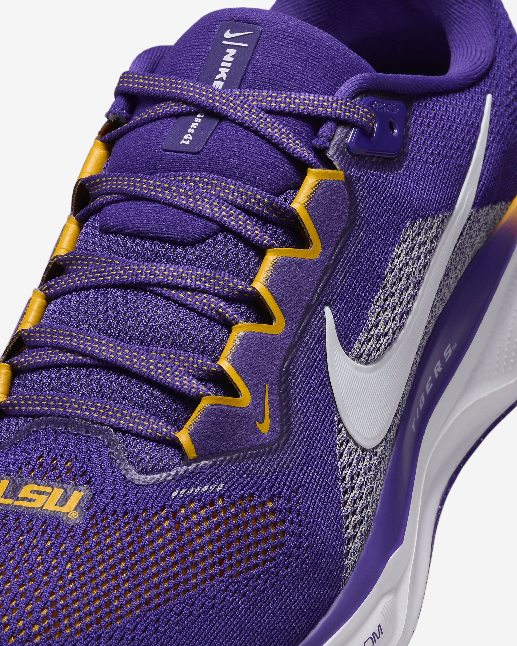 Nike LSU Pegasus 41 Men's Nike College Road Running Shoes | REVERSIBLE