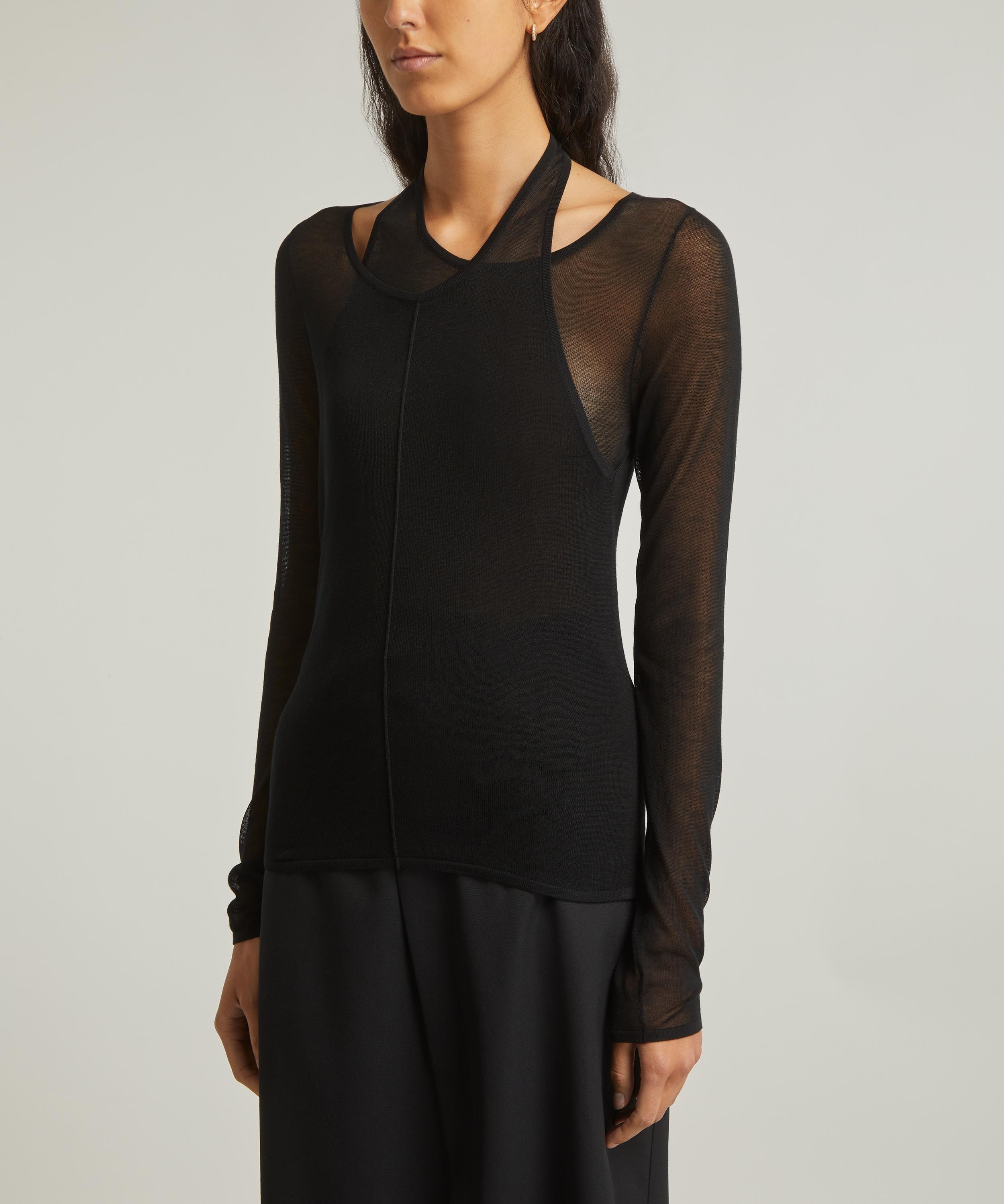 ST. AGNI Semi-Sheer Loop Top | REVERSIBLE