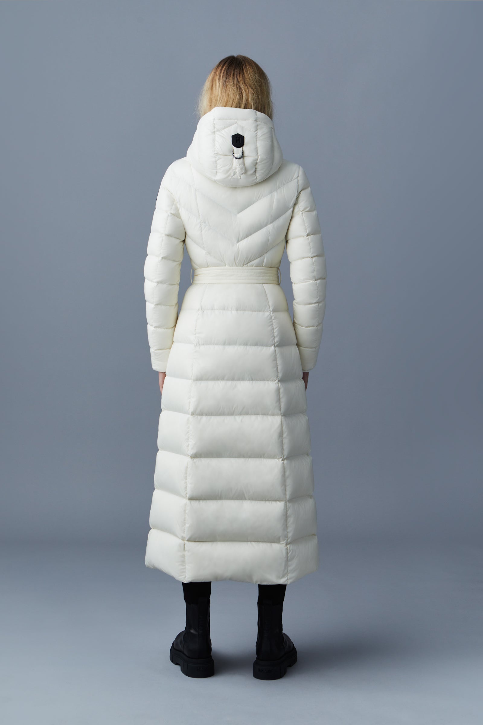 MACKAGE CALINA Lustrous light down maxi coat | REVERSIBLE