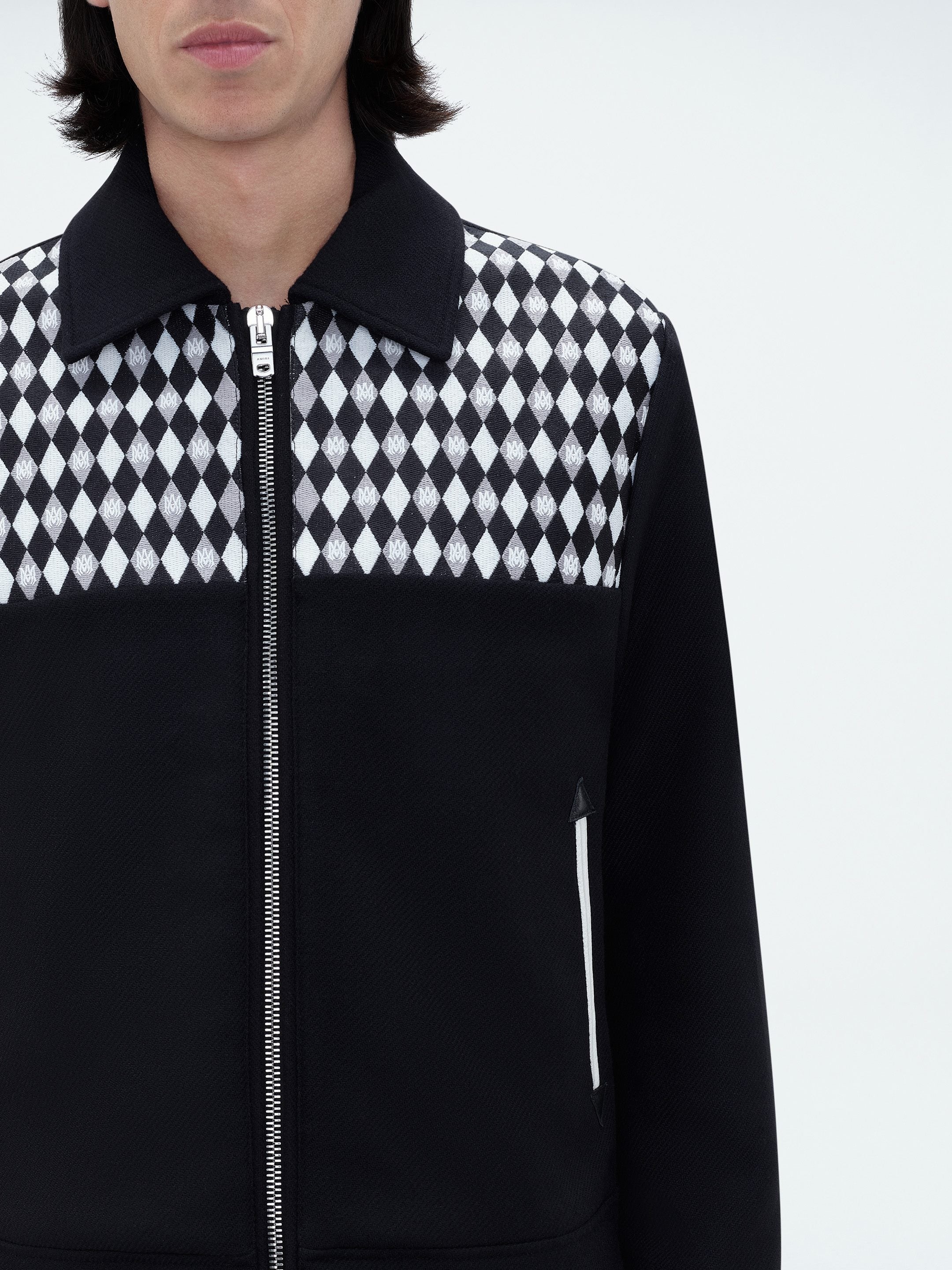 AMIRI DIAMOND EMBROIDERED WORK JACKET | REVERSIBLE