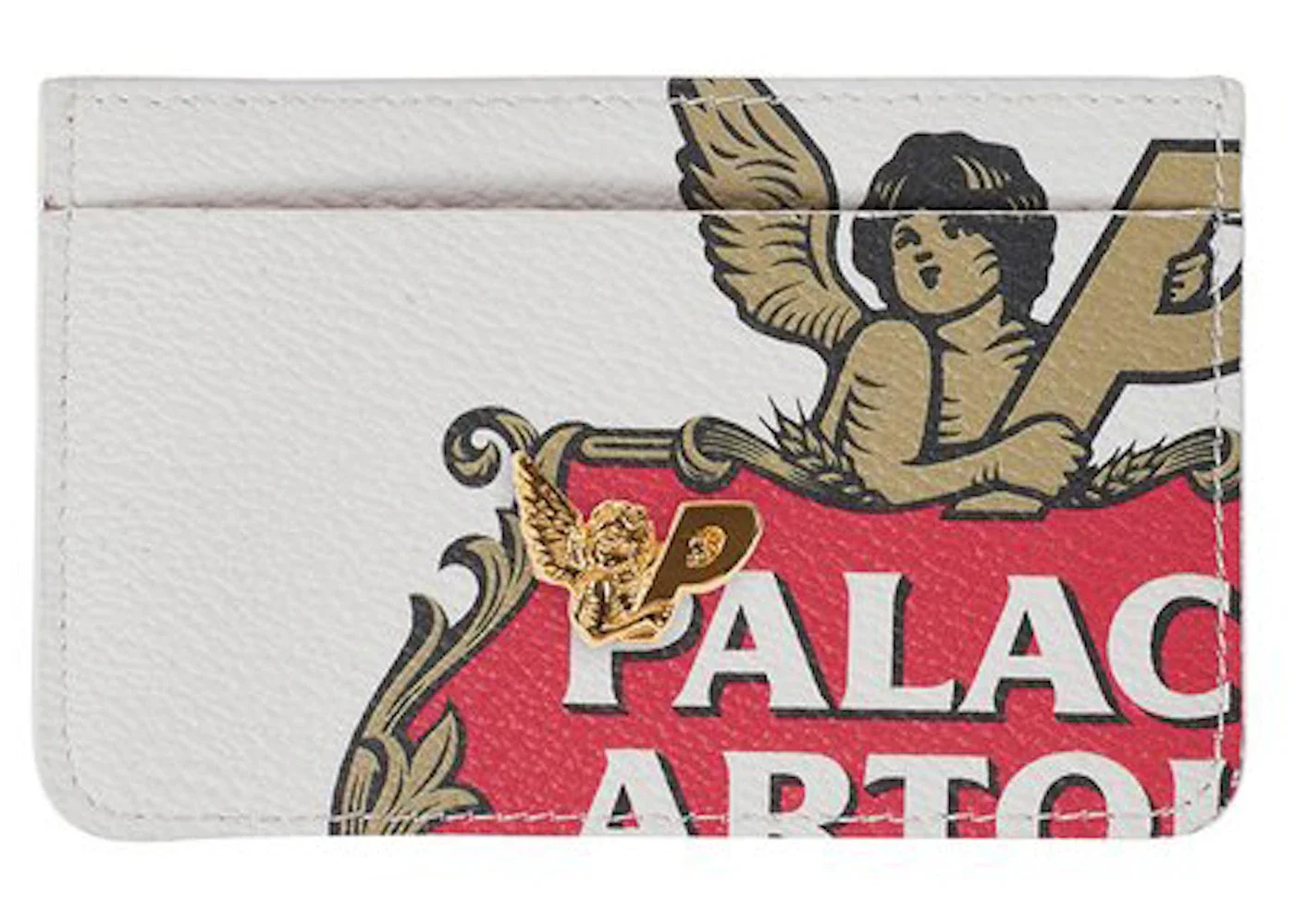 PALACE Palace Stella Artois Card Holder Cream | REVERSIBLE