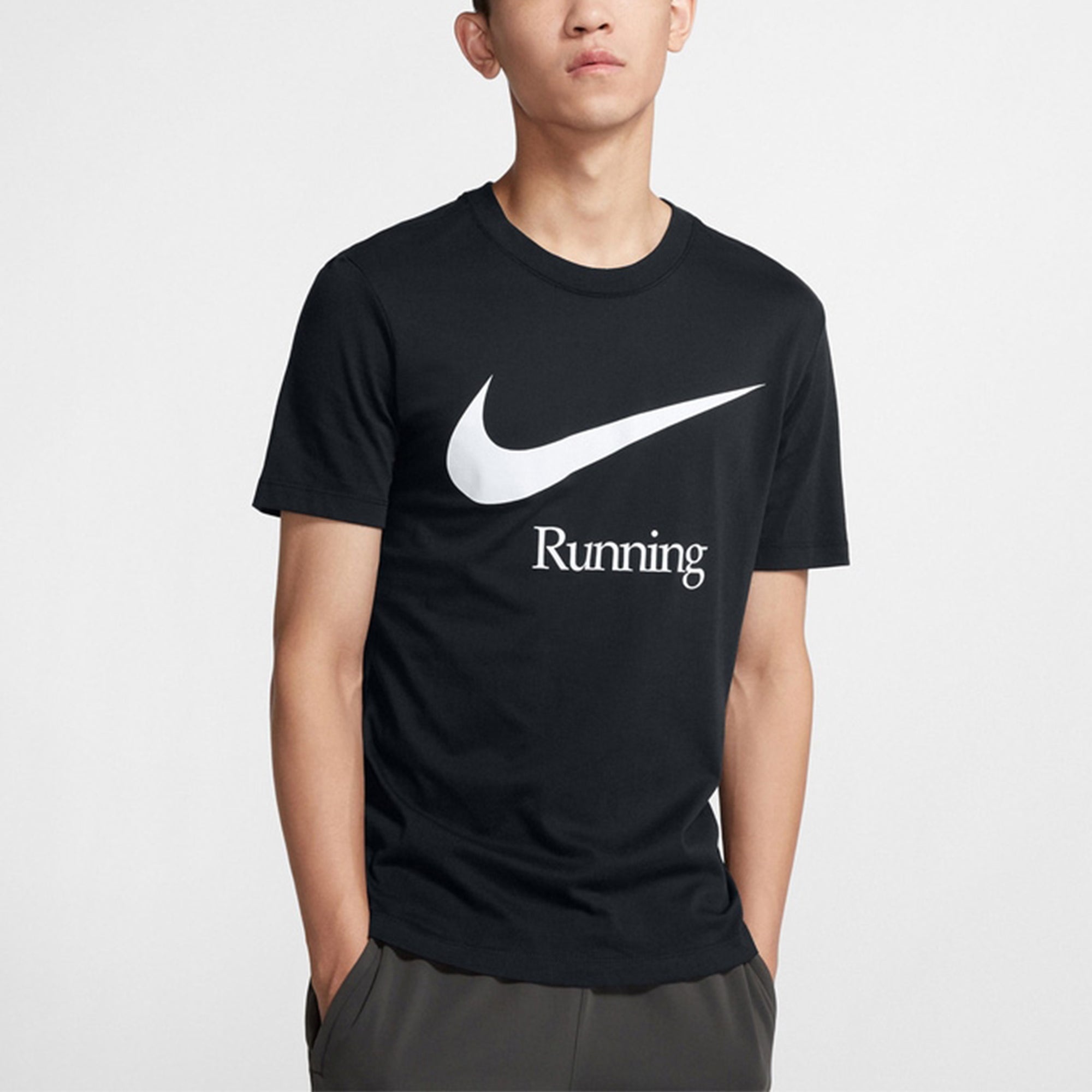 Nike Nike Running Printing Running Sports Knit Male Black CK0638-010 ...