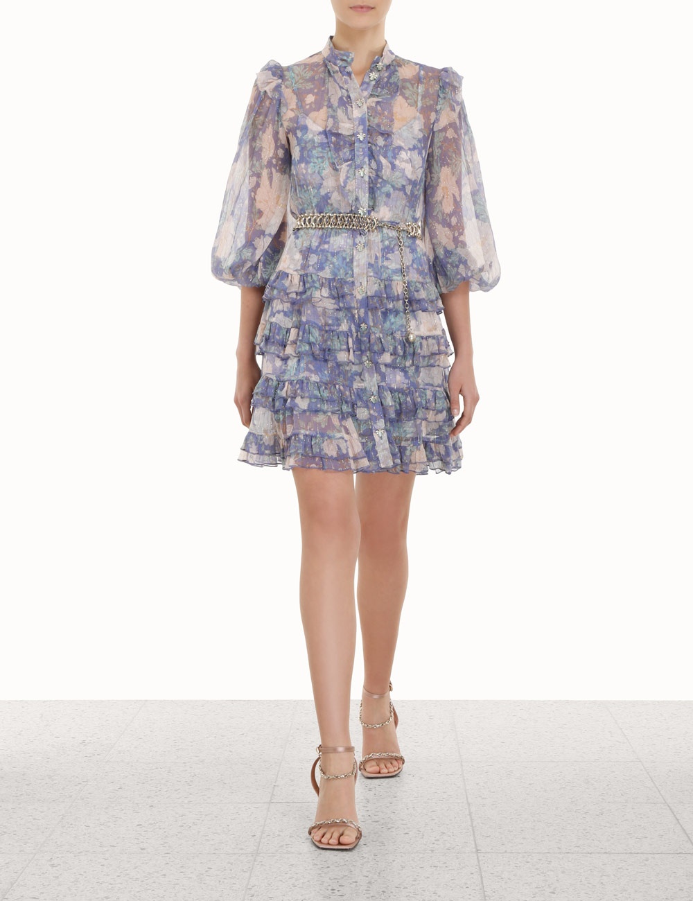 Zimmermann COSMIC MINI SCALLOP DRESS | REVERSIBLE
