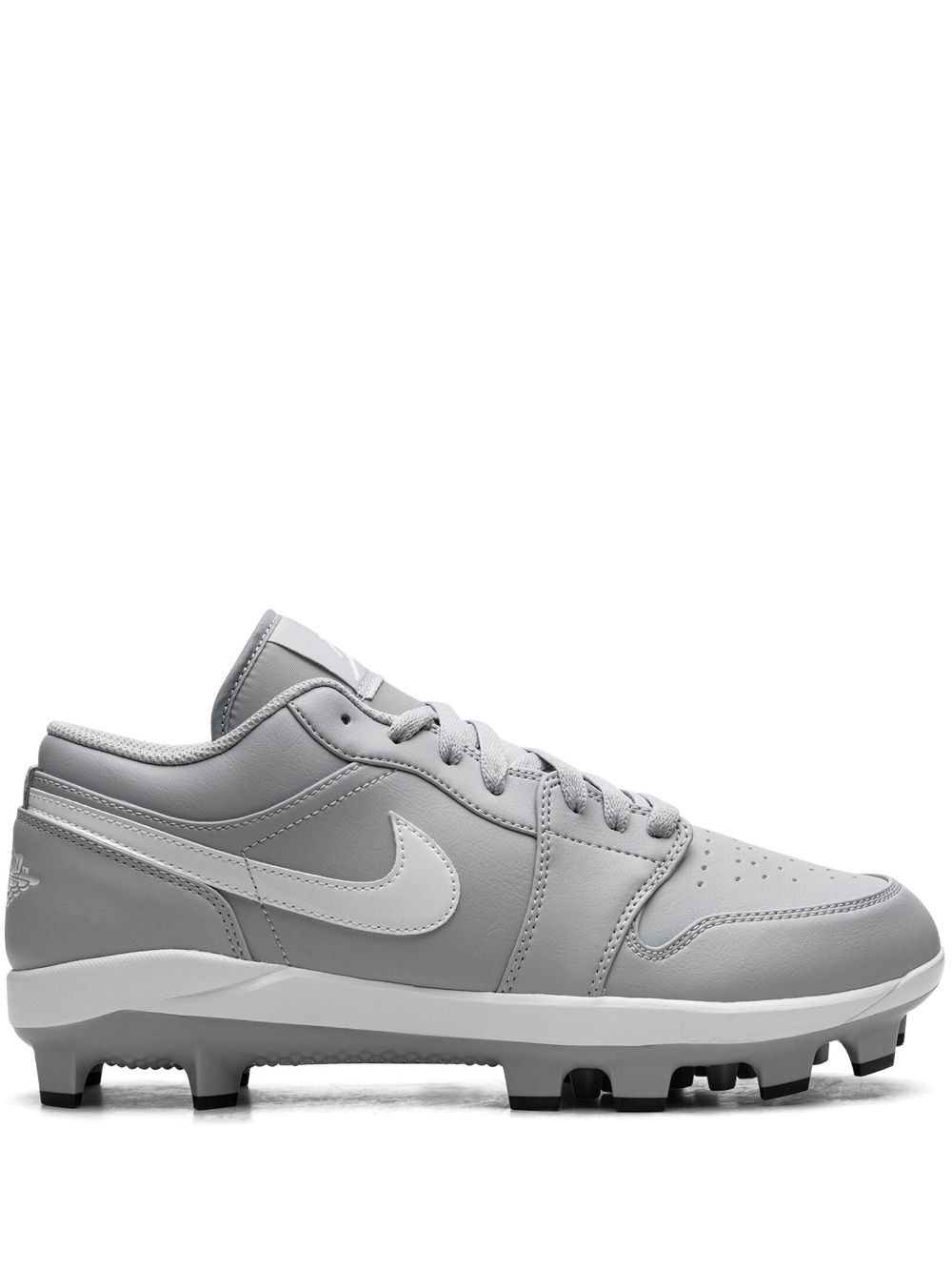 Jordan Air Jordan 1 Retro MCS Low "Wolf Grey" baseball cleats | REVERSIBLE