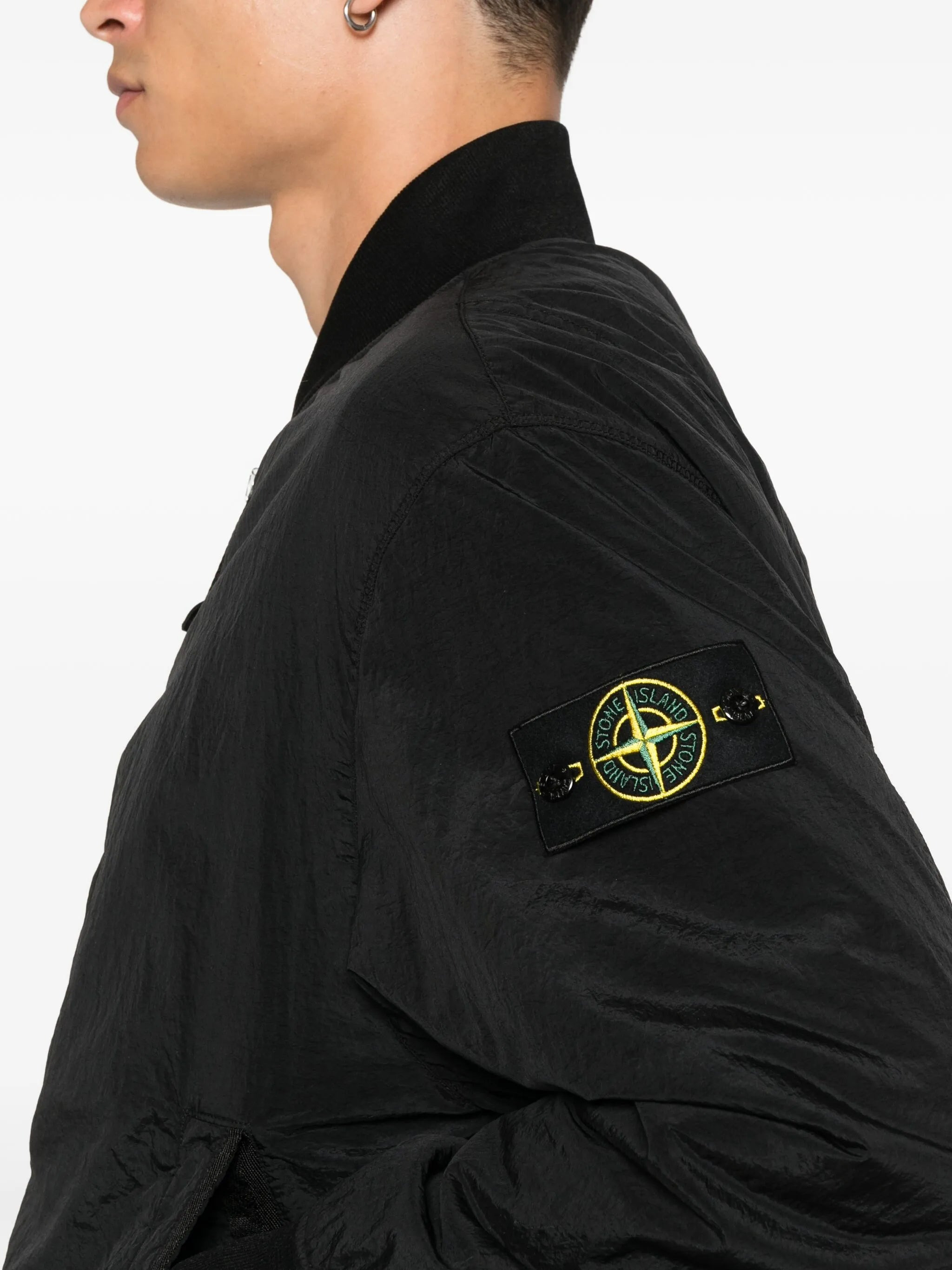 Stone Island Stone Island Compass-badge Bomber Jacket | REVERSIBLE