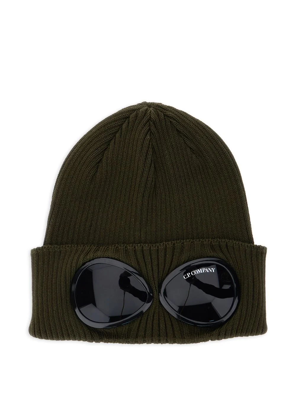 C.P. Company lenses knitted beanie hat | REVERSIBLE