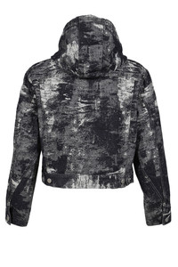 TAAKK DENIM HOODIE / ONE WASH | REVERSIBLE