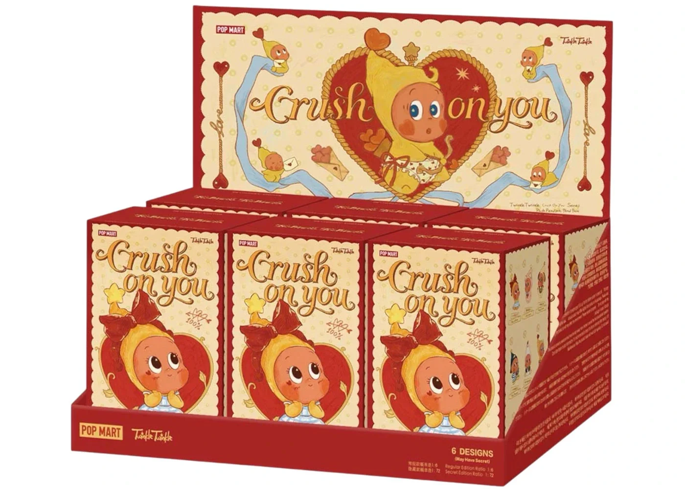 POP MART Sealed Case (6 Blind Box) Twinkle Twinkle Crush On You Series ...