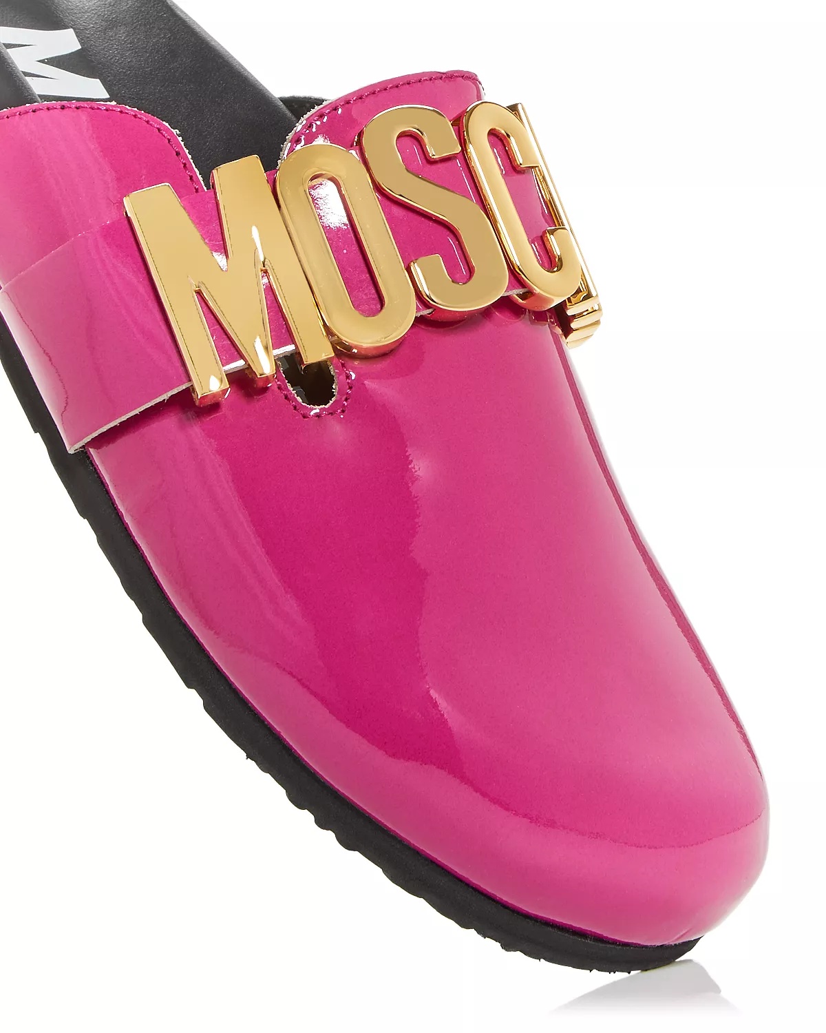 Moschino Women's Logo Charm Clogs | REVERSIBLE