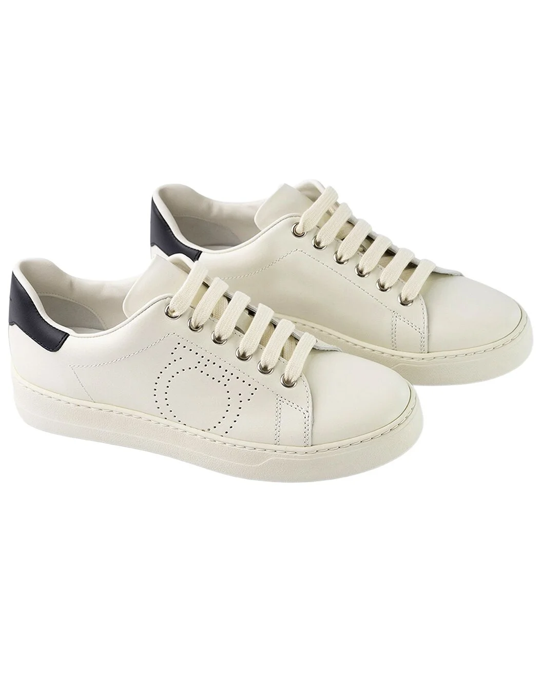 FERRAGAMO Ferragamo Logo Leather Sneaker - 030127743840 | REVERSIBLE