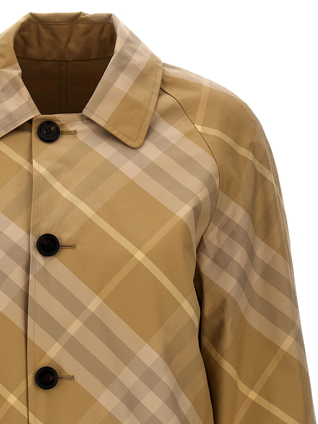 Burberry Check Reversible Coat Coats, Trench Coats Beige | REVERSIBLE