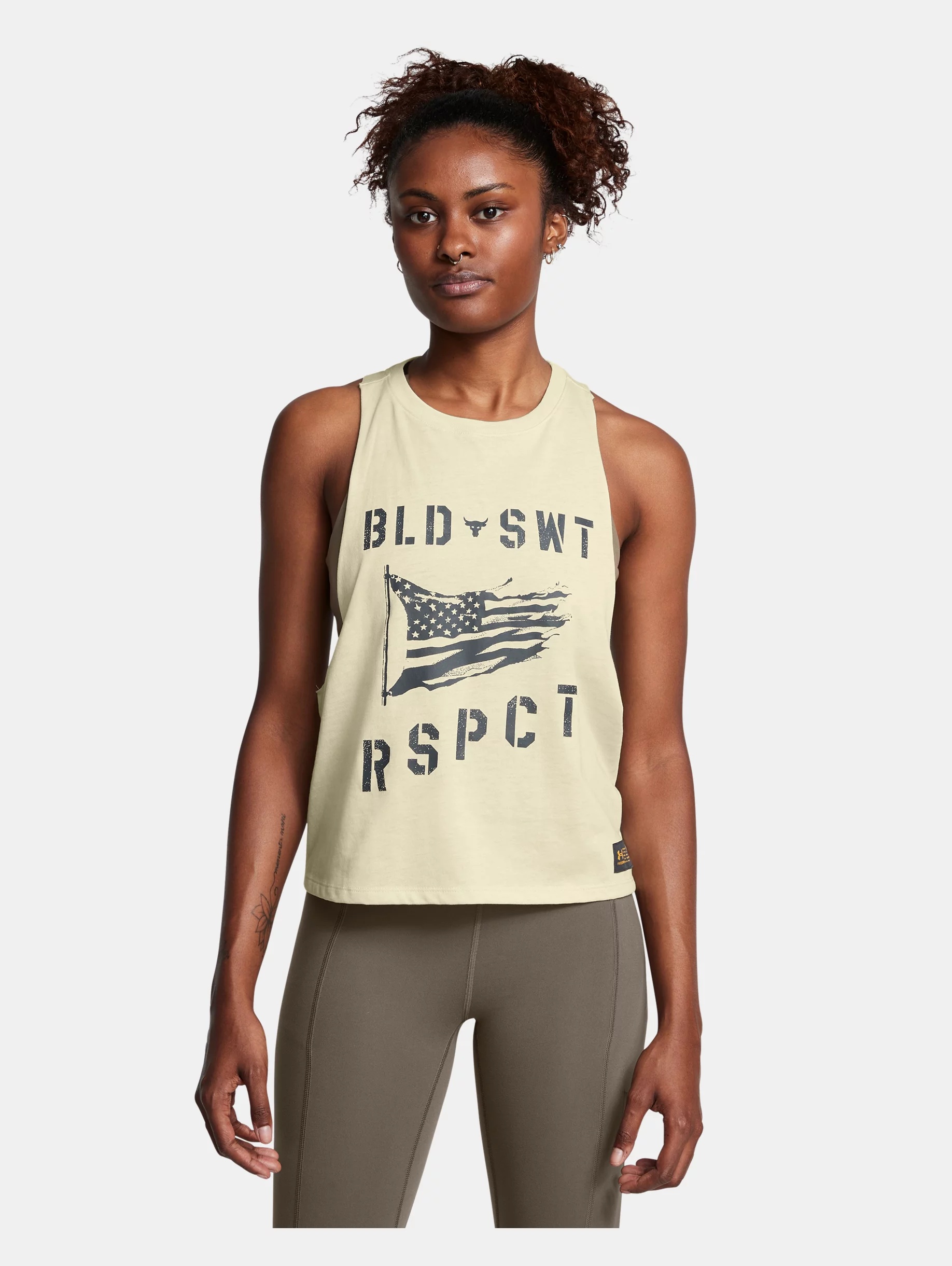 Under Armour Women's Project Rock Veterans Day Tank | REVERSIBLE