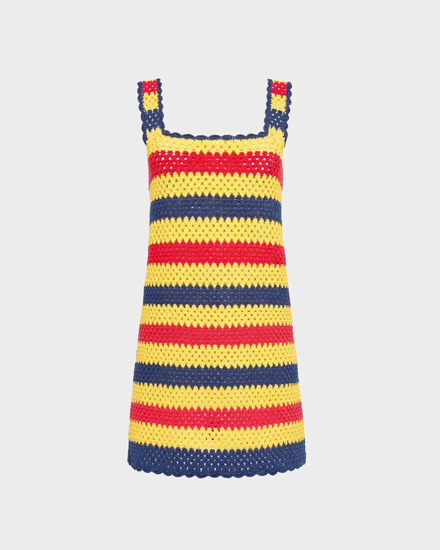 LOEFFLER RANDALL Helena Crochet Dress - HELENA-CCTN-YENRS | REVERSIBLE