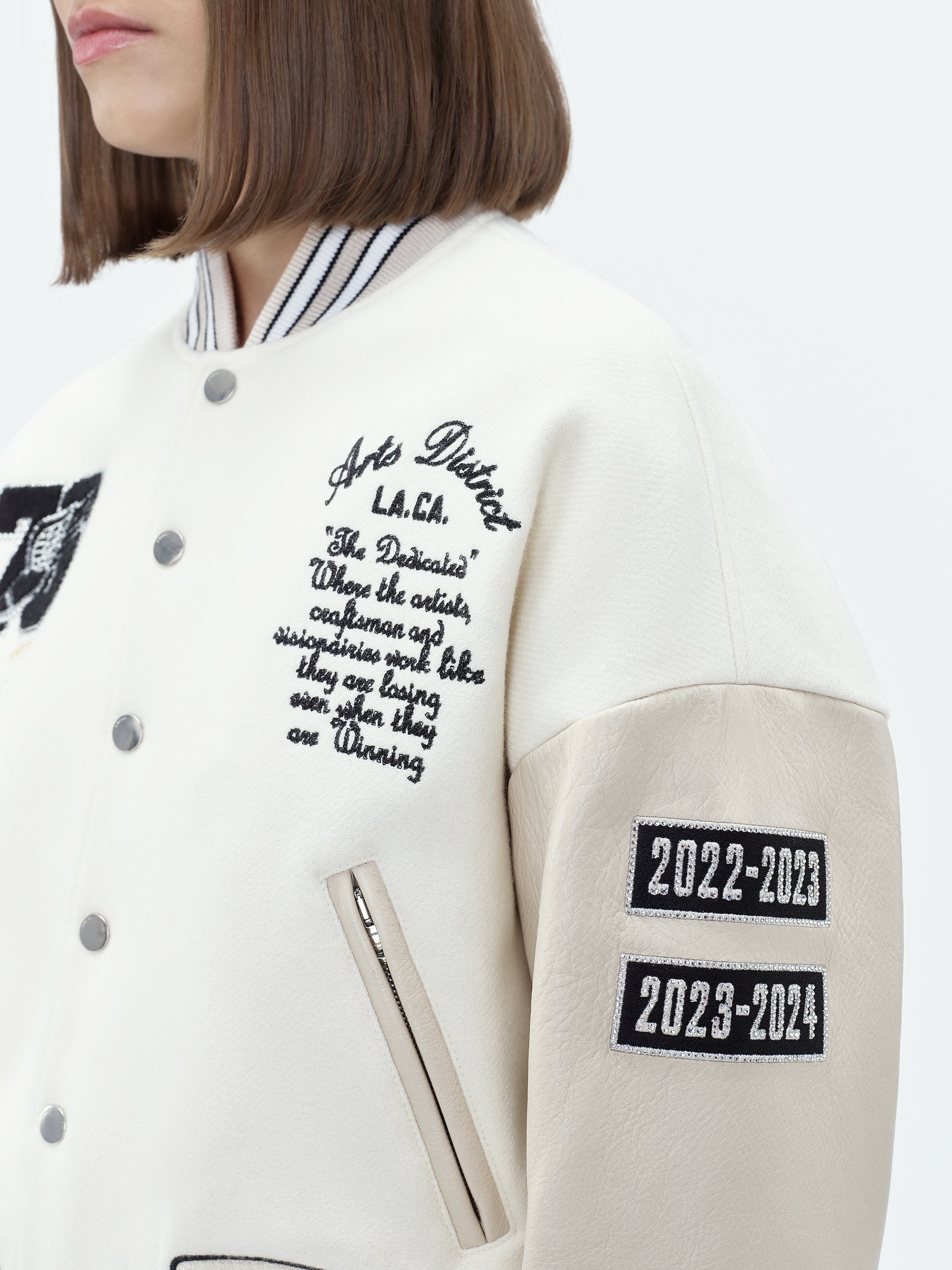 AMIRI EAGLE VARSITY JACKET | REVERSIBLE