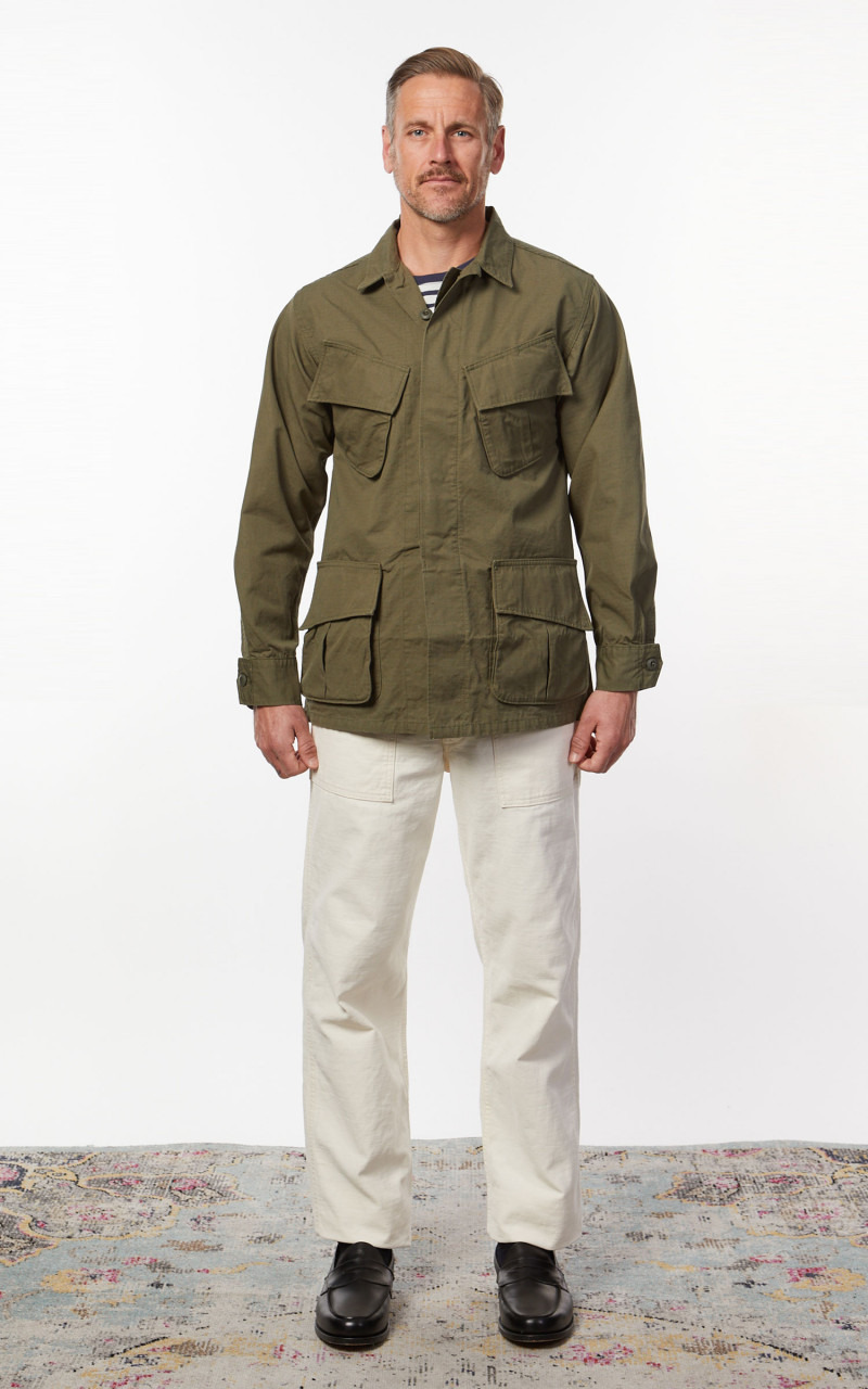 orSlow US ARMY TROPICAL JACKET ORIGINAL RIPSTOP ARMY | REVERSIBLE