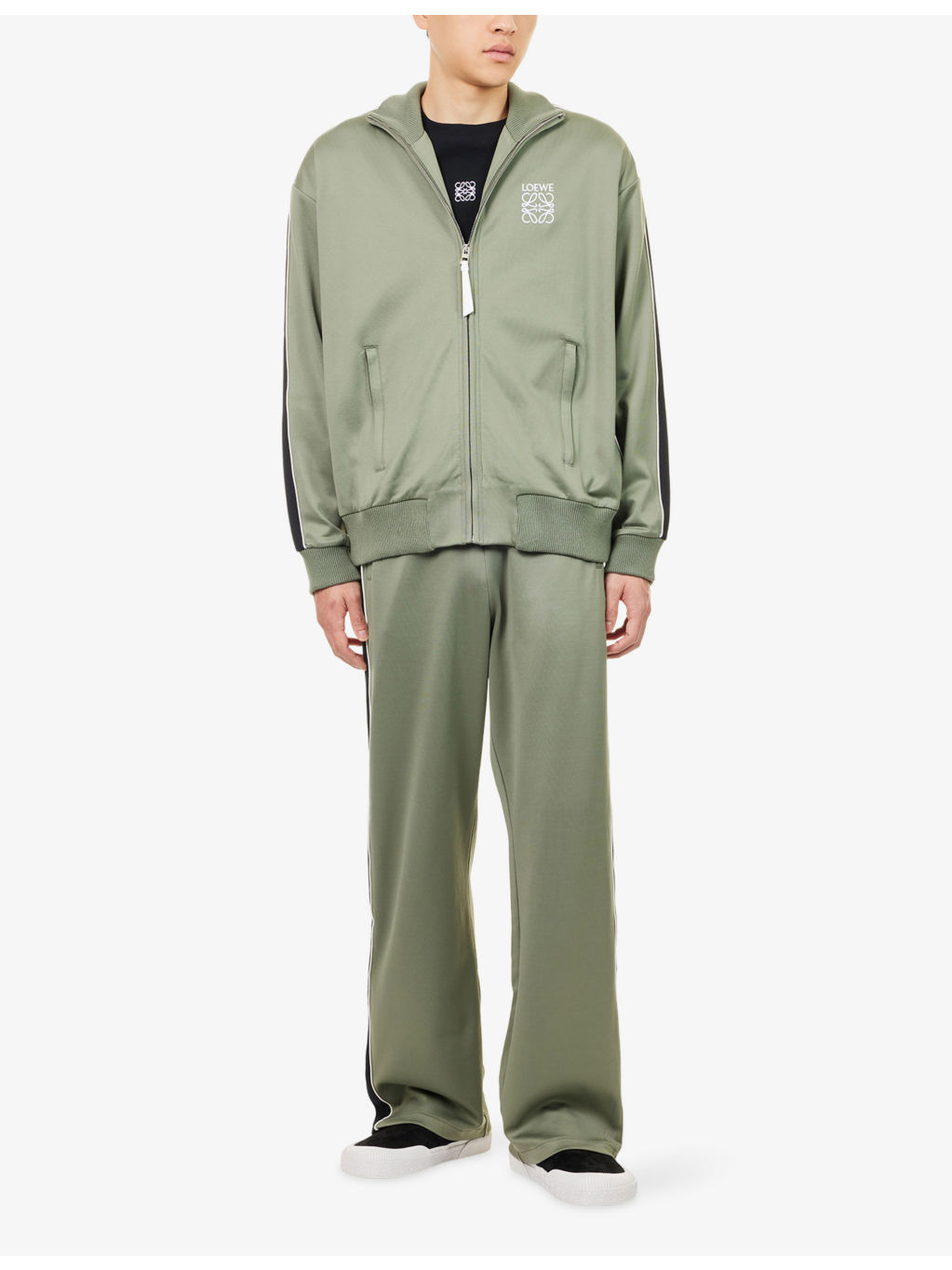 Loewe Monogram High-Neck Woven Tracksuit Jacket | REVERSIBLE
