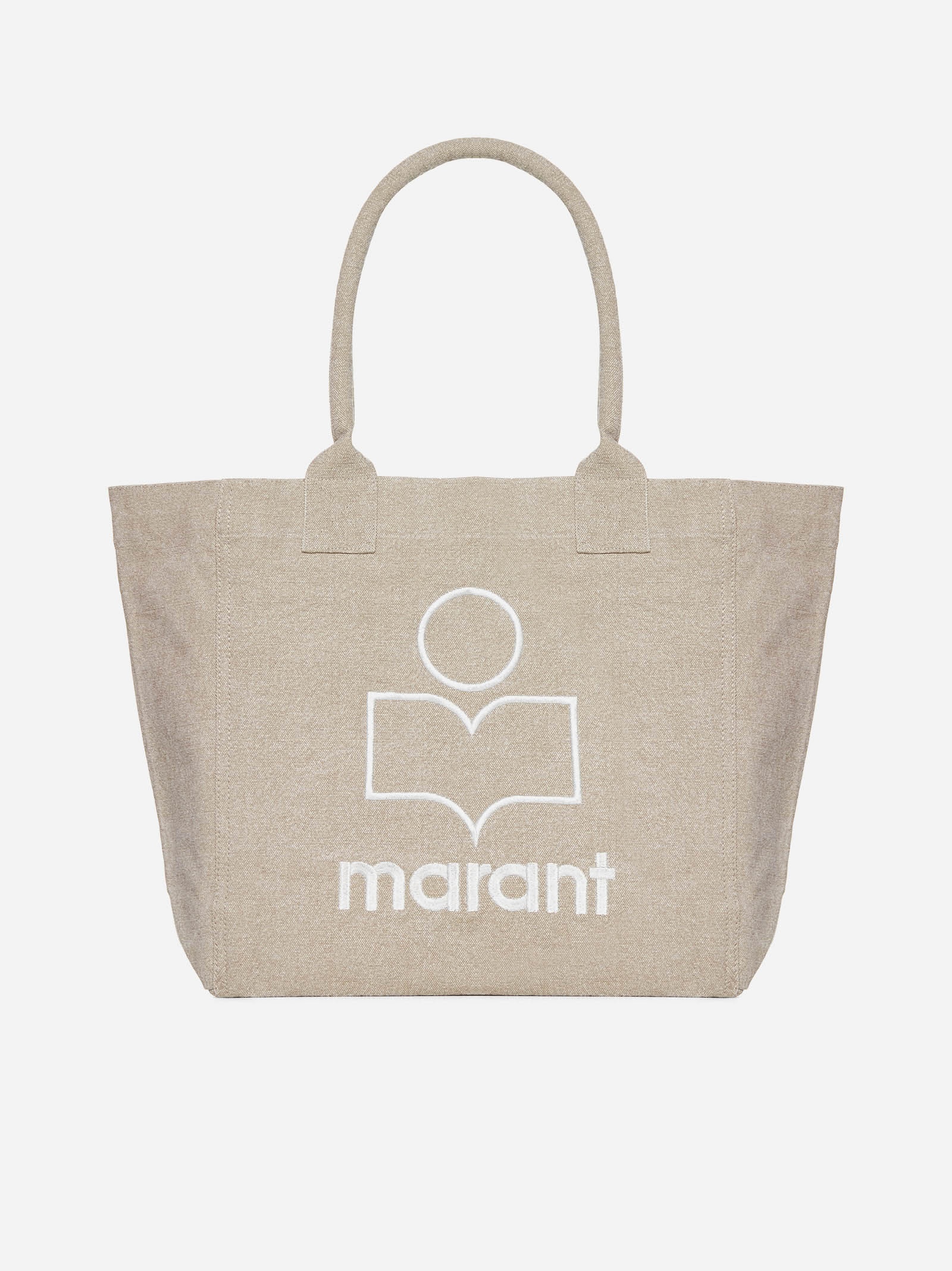 Isabel Marant Yenky cotton small tote bag | REVERSIBLE