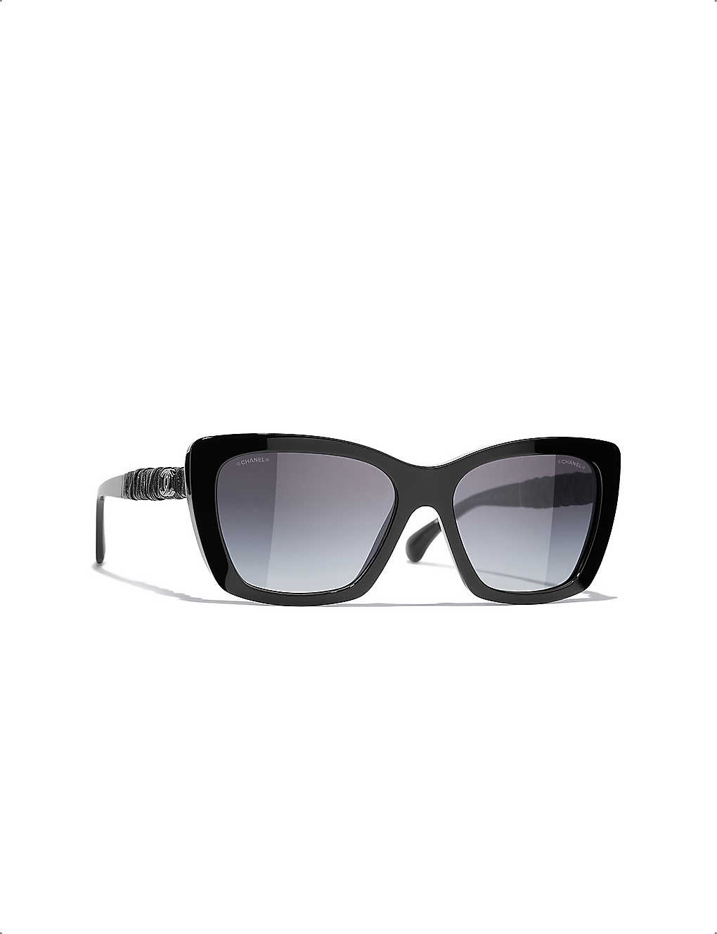 CHANEL CH5476Q square-frame acetate sunglasses | REVERSIBLE