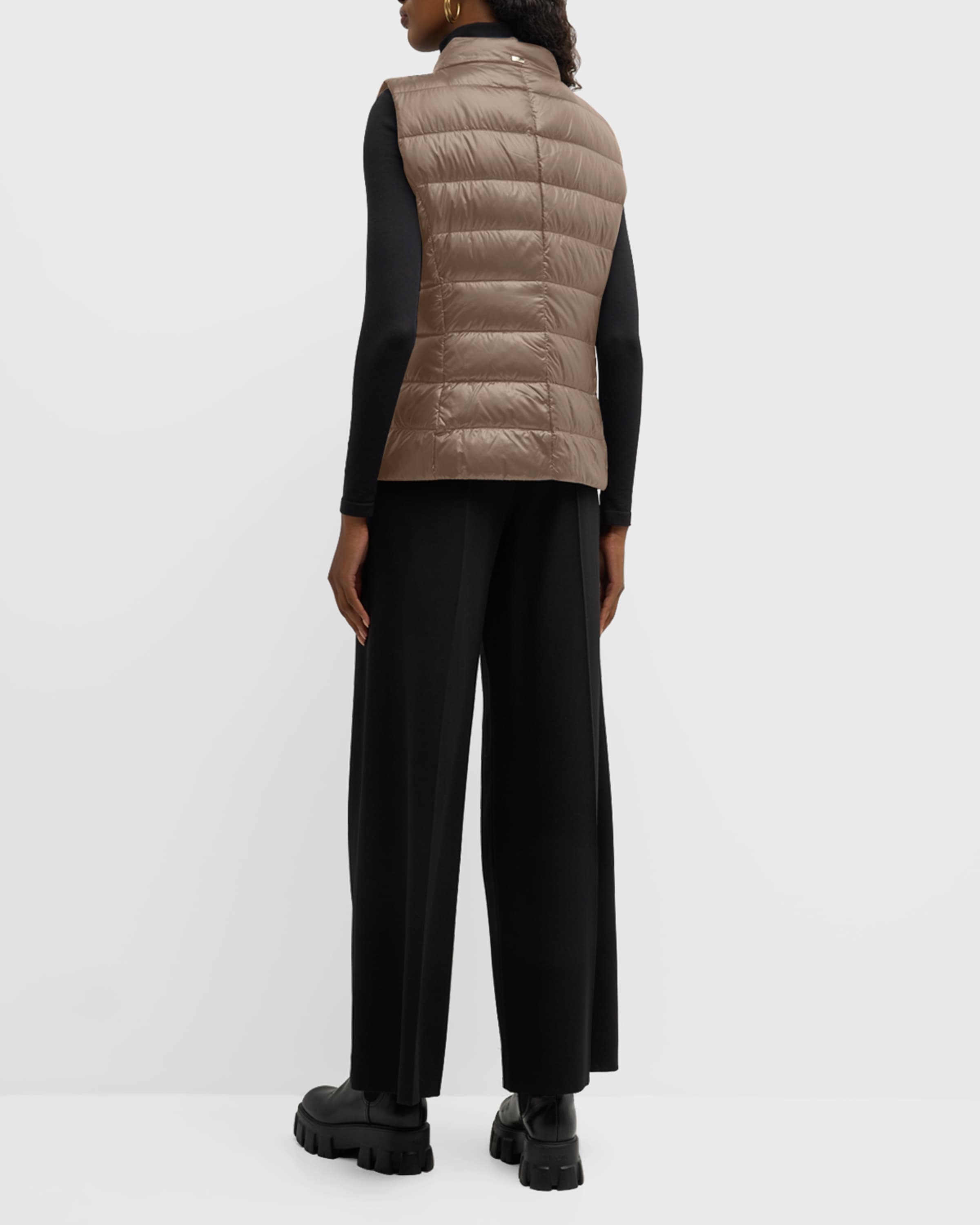 Herno Iconico Giulia Ultralight Nylon Puffer Vest | REVERSIBLE