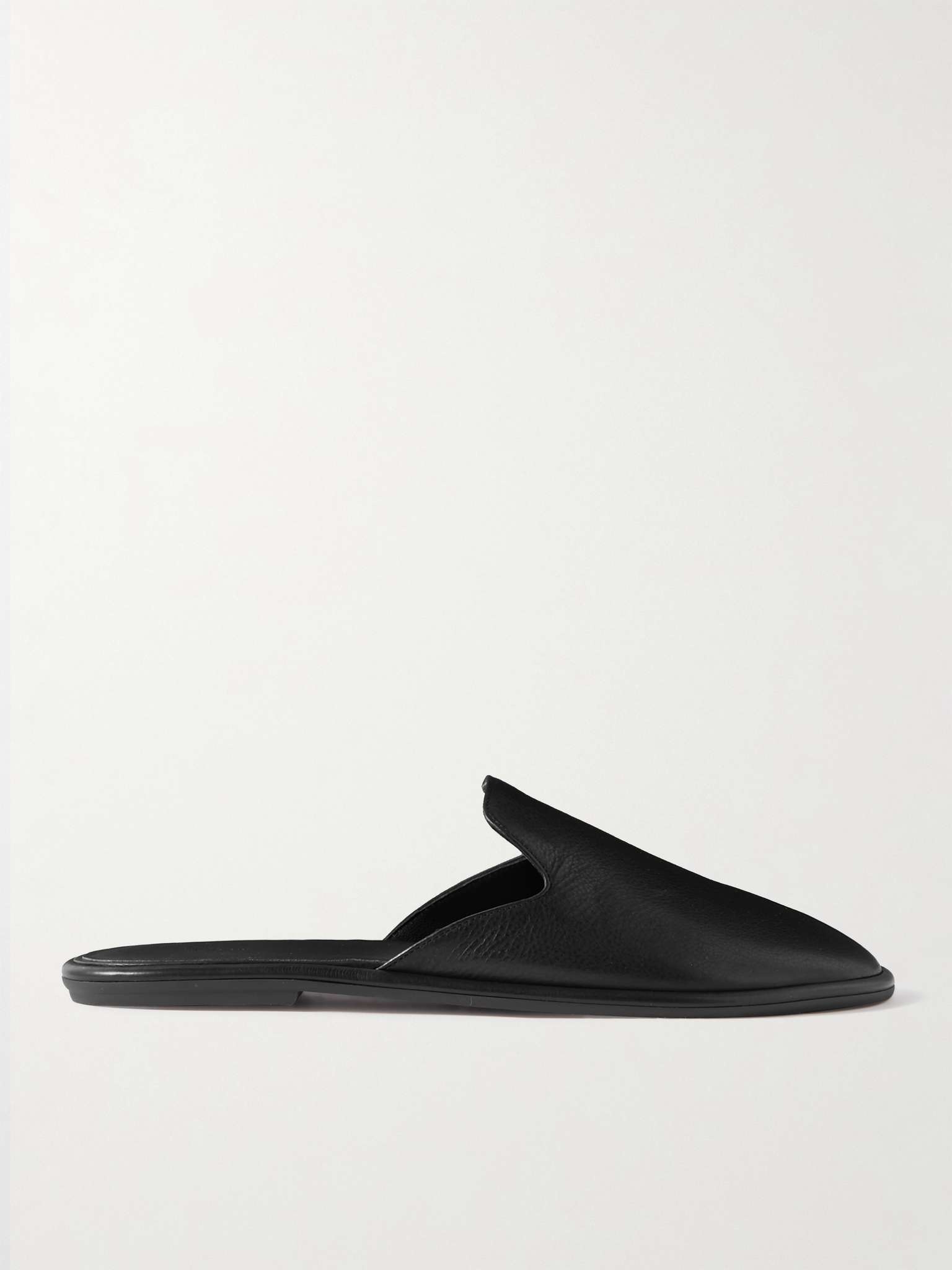 The Row Roger Leather Slides | mrporter | REVERSIBLE