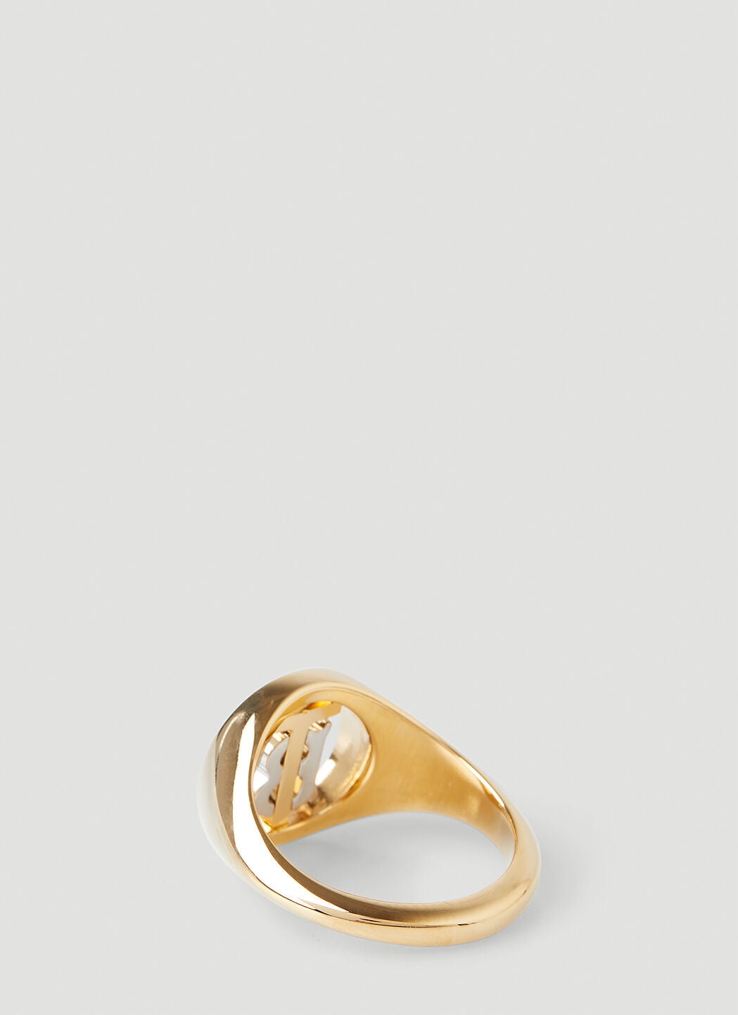 Burberry Burberry Women Logo Cut Out Signet Ring | luosophy | REVERSIBLE