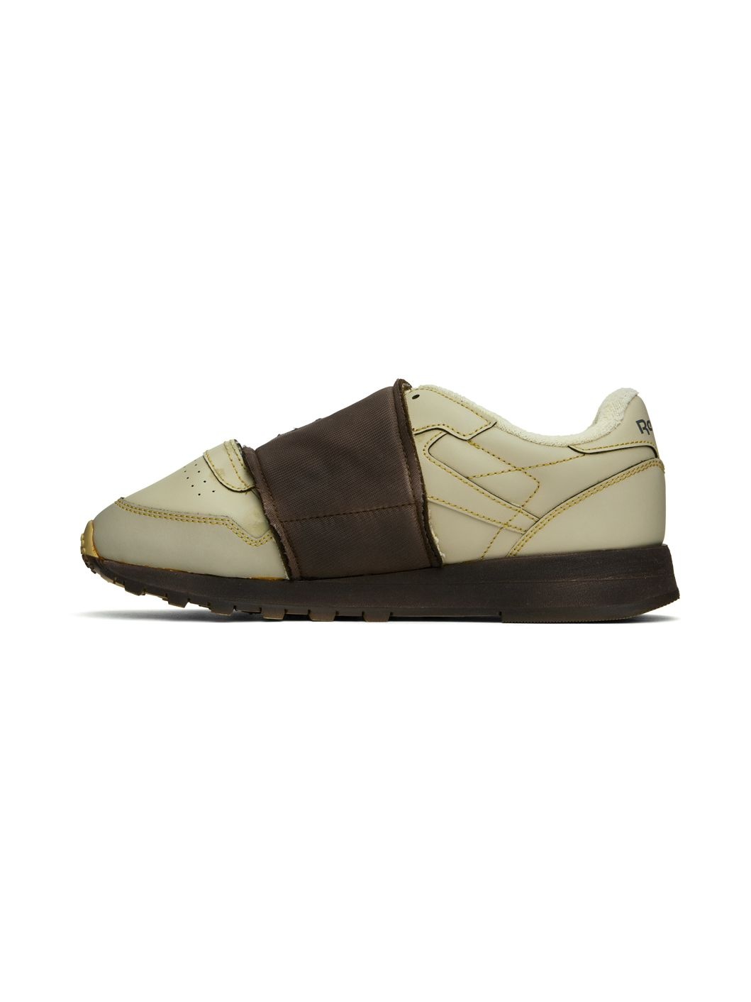 HED MAYNER Khaki & Brown Reebok Classics Edition Classic Leather ...