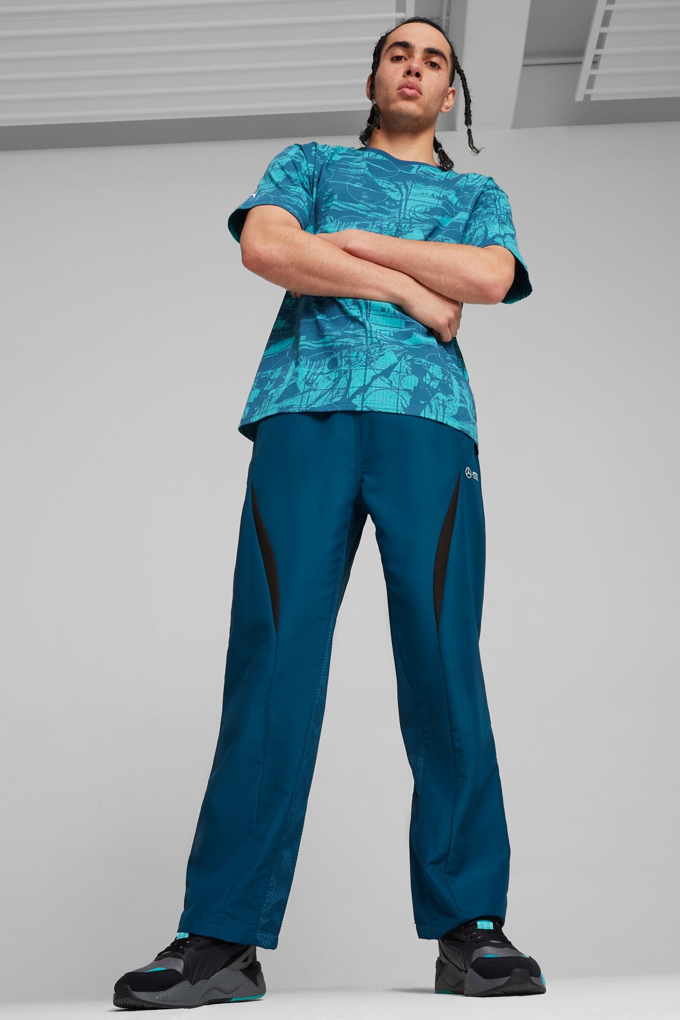 PUMA Mercedes-AMG Petronas F1® Motorsport Statement Men's Woven Pants ...