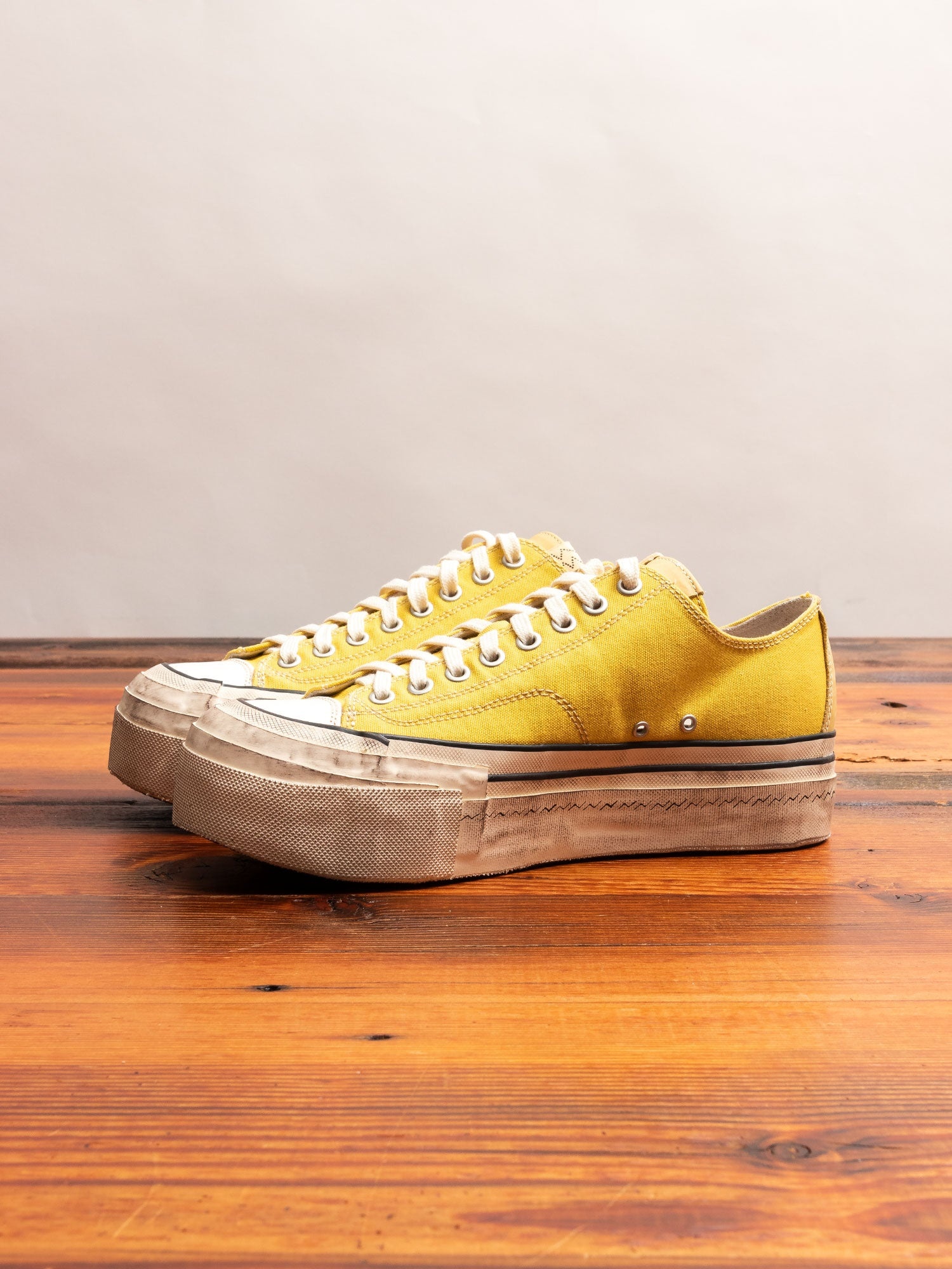 visvim Skagway Lo G.Patten in Yellow | blueowl | REVERSIBLE