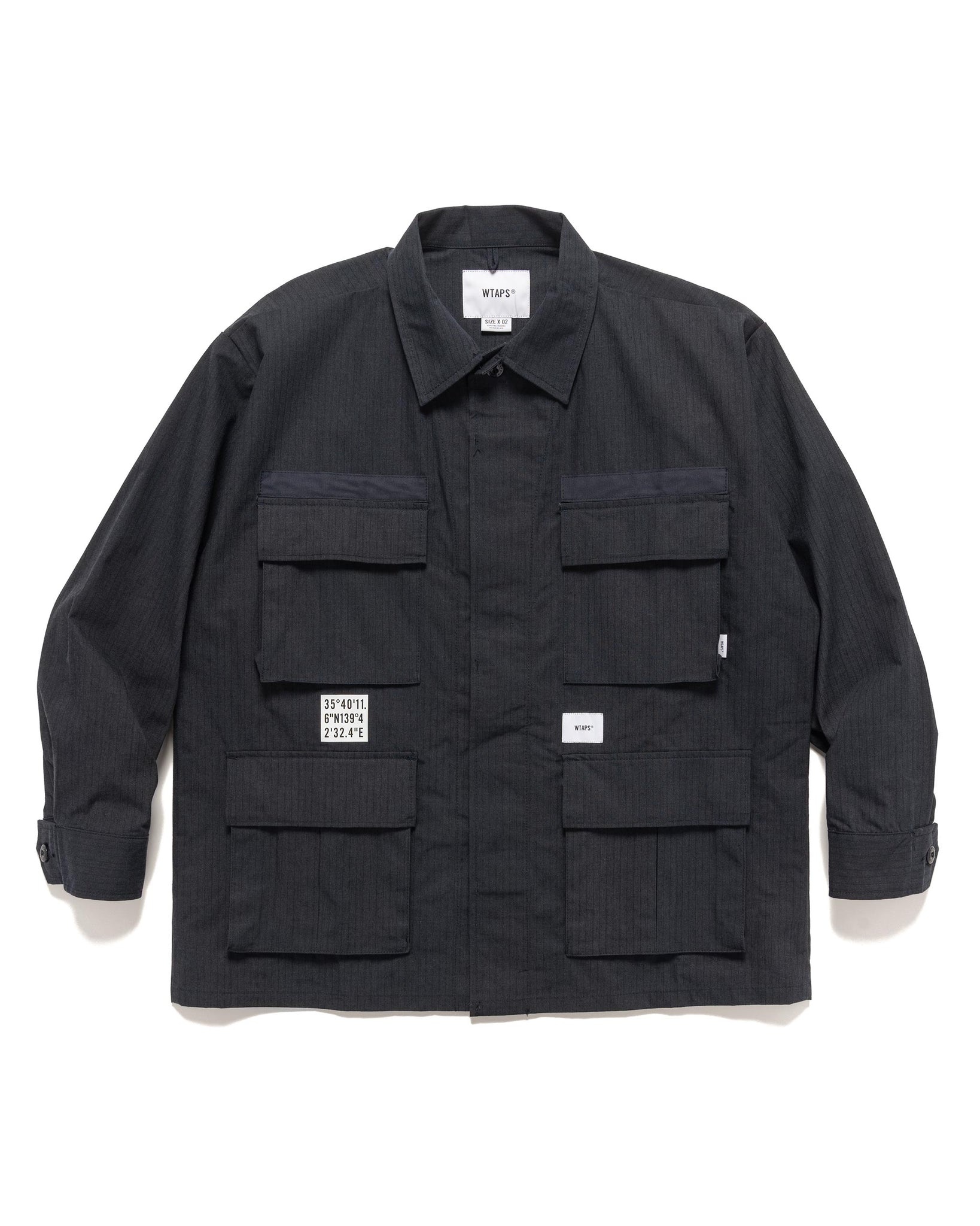 WTAPS JMOD 01 / LS / Nyco. Ripstop. Identity Navy | REVERSIBLE