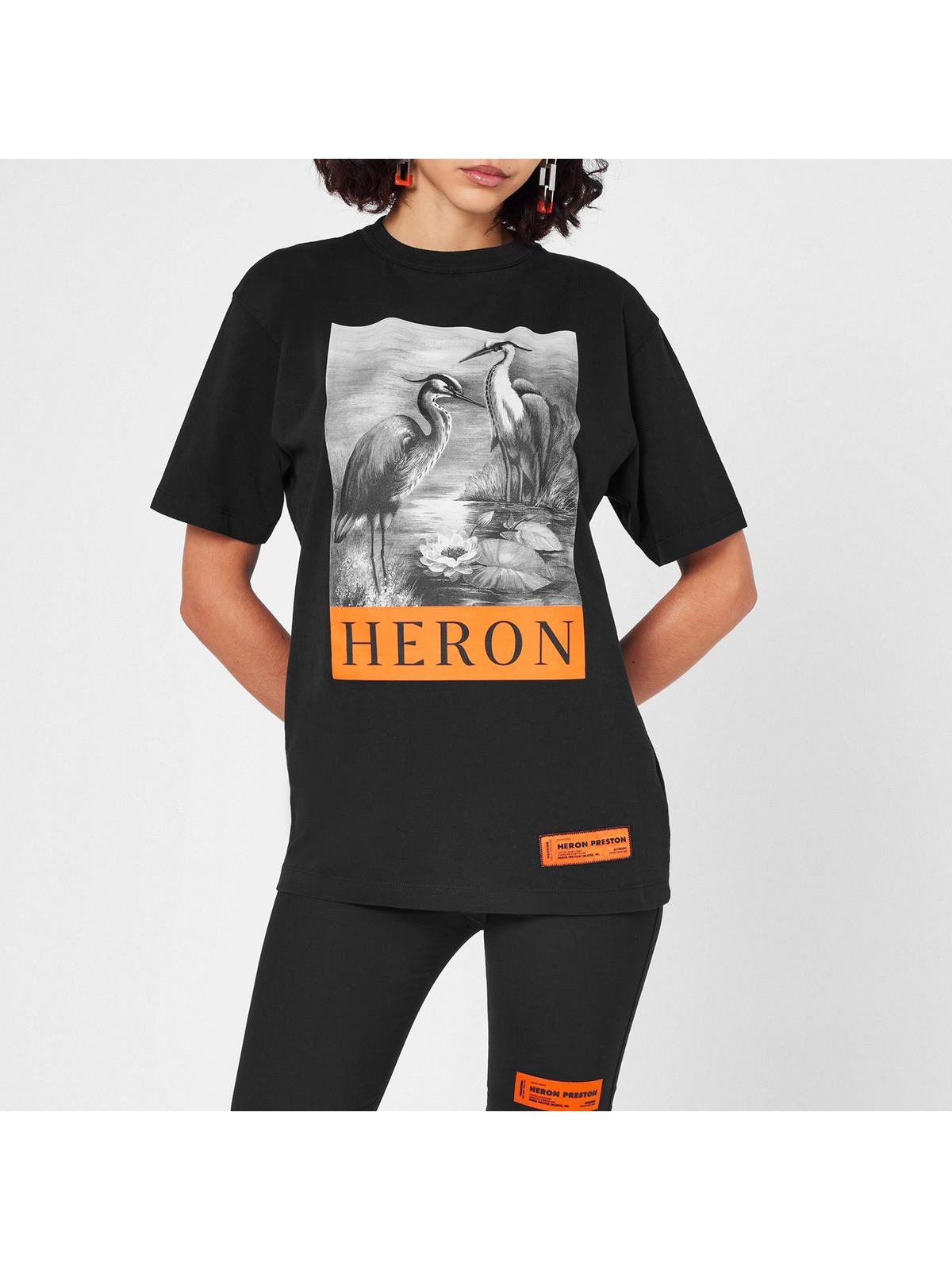 Heron Preston OVERSIZED LOGO T SHIRT cruisefashion REVERSIBLE