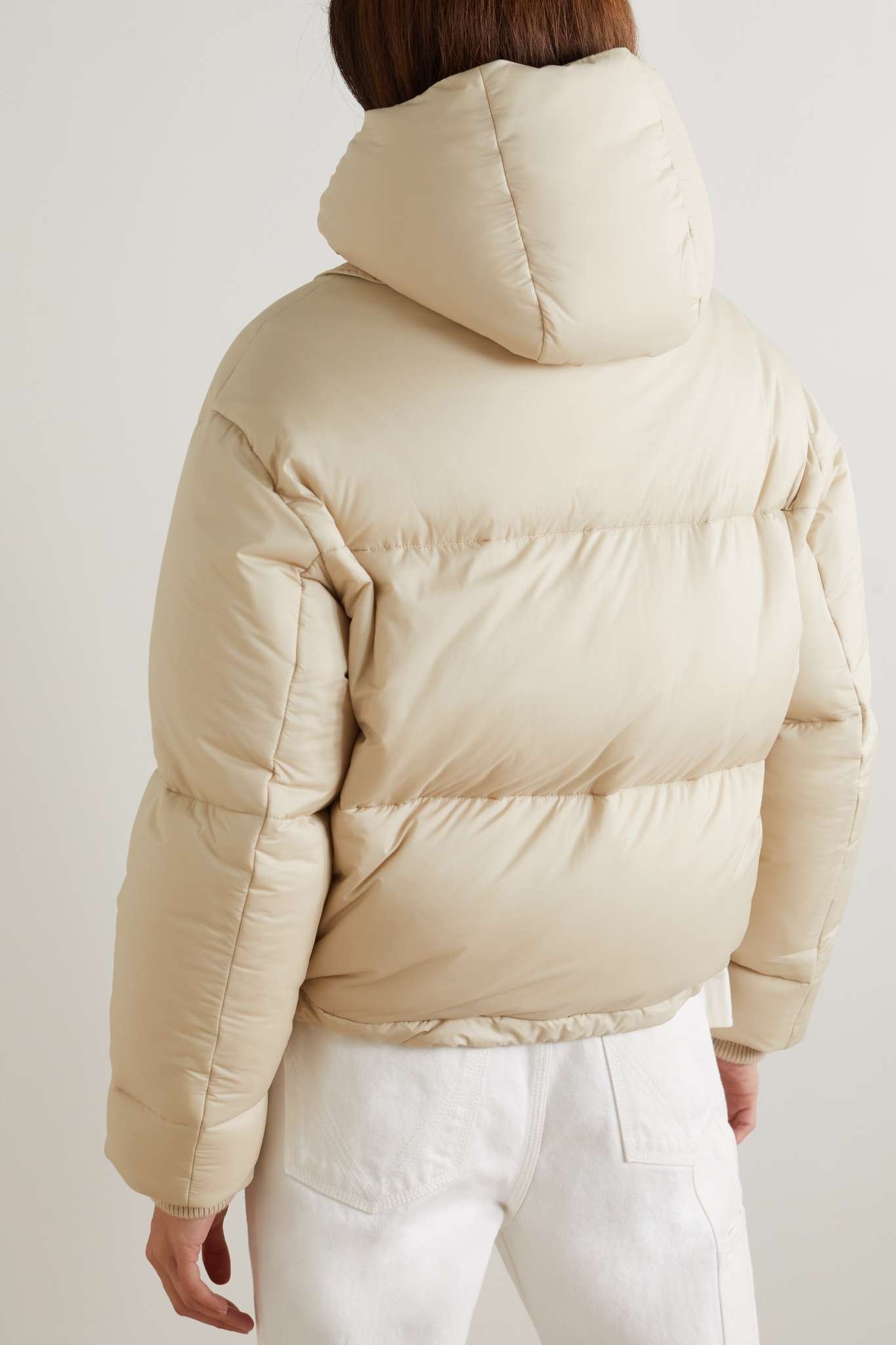 Loro Piana Suter hooded quilted shell down jacket | REVERSIBLE