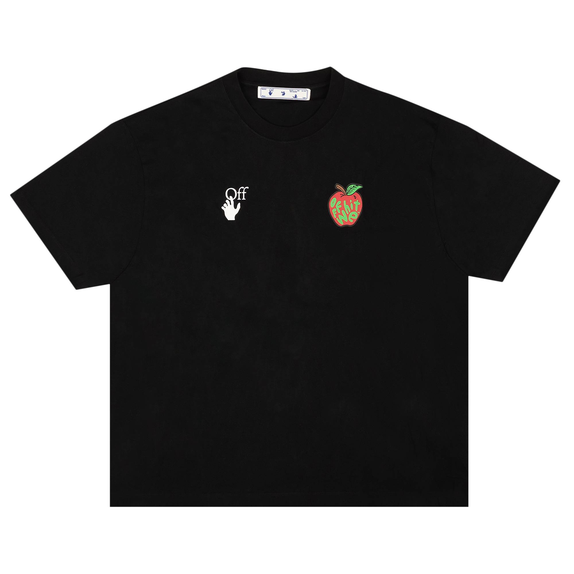 Off-White Off-White Apple Over Tee 'Black/Red' | REVERSIBLE