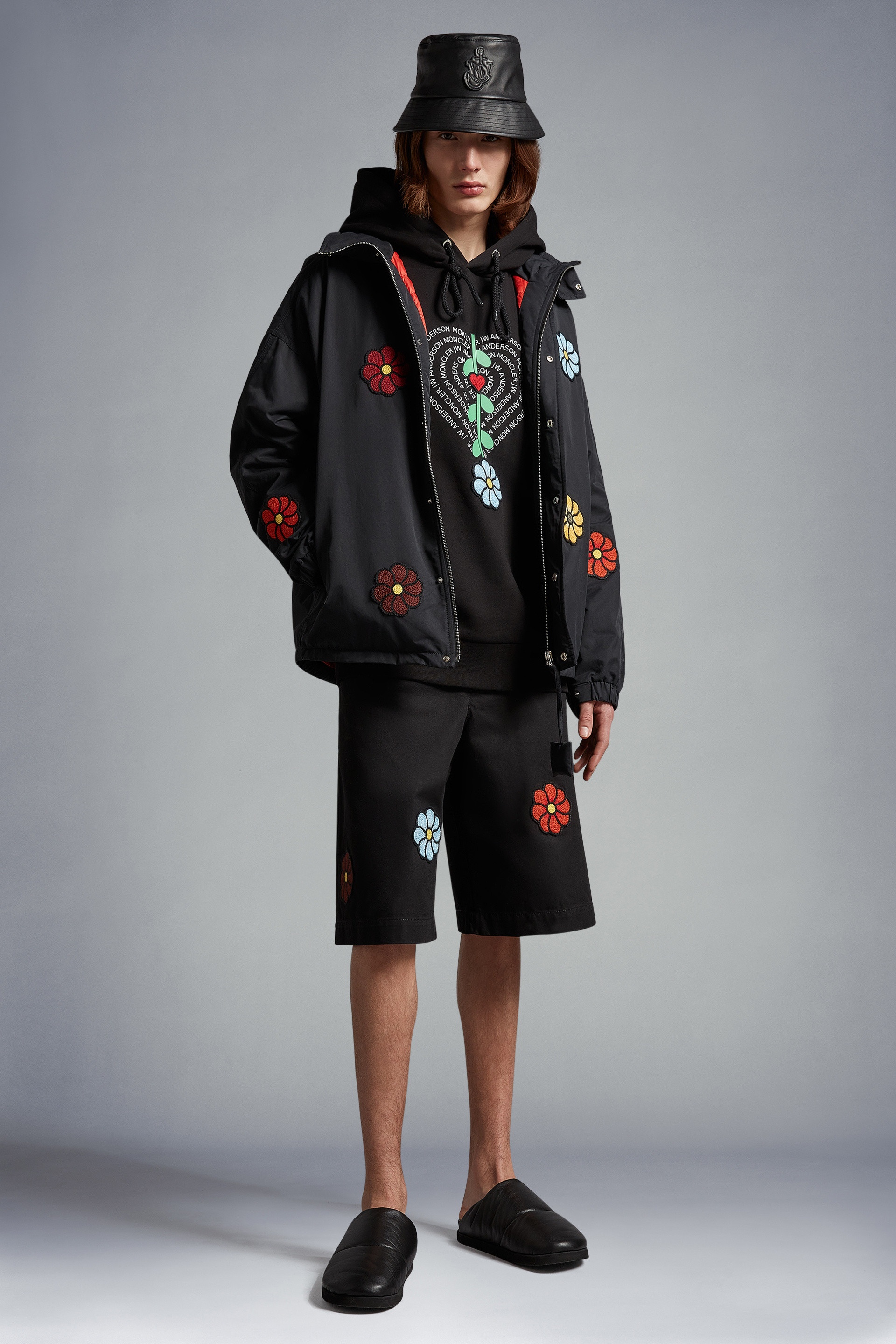 Moncler Delamont Short Down Jacket | REVERSIBLE