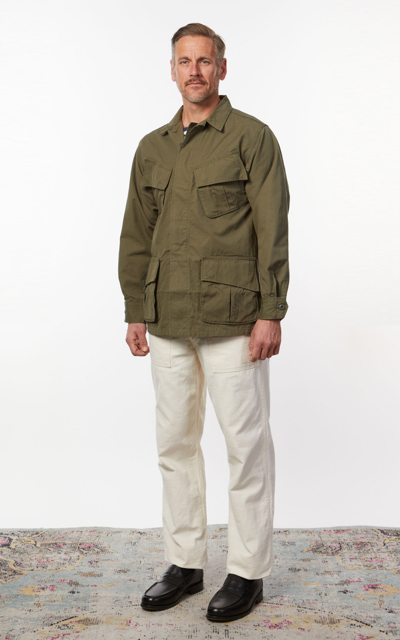orSlow US ARMY TROPICAL JACKET ORIGINAL RIPSTOP ARMY | REVERSIBLE