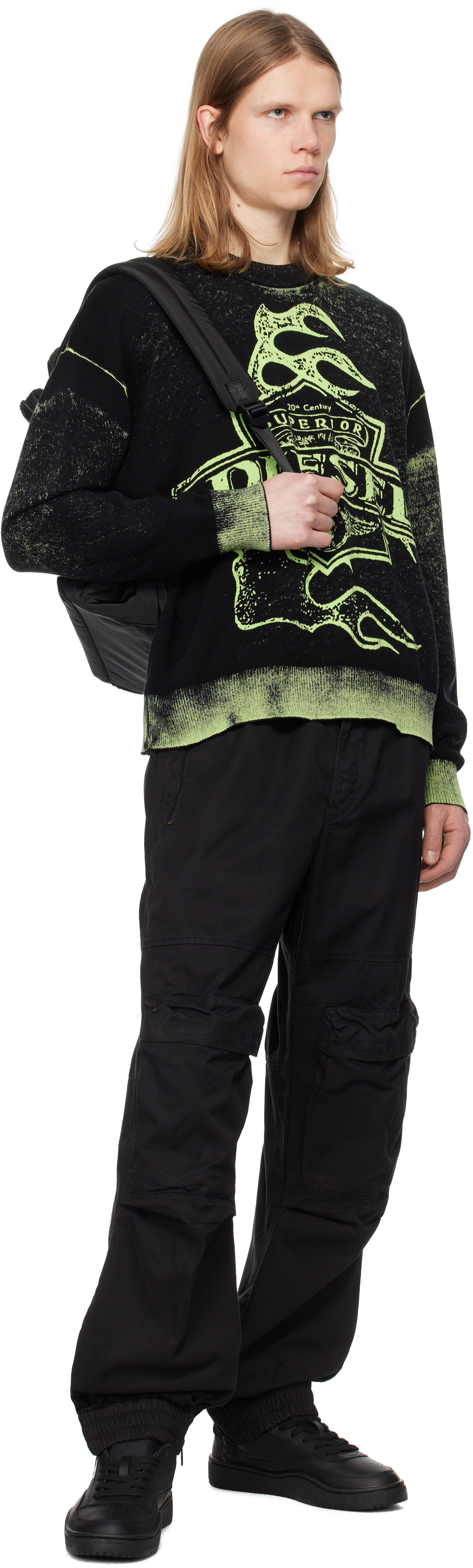 Diesel Black D-Pack X Backpack | REVERSIBLE