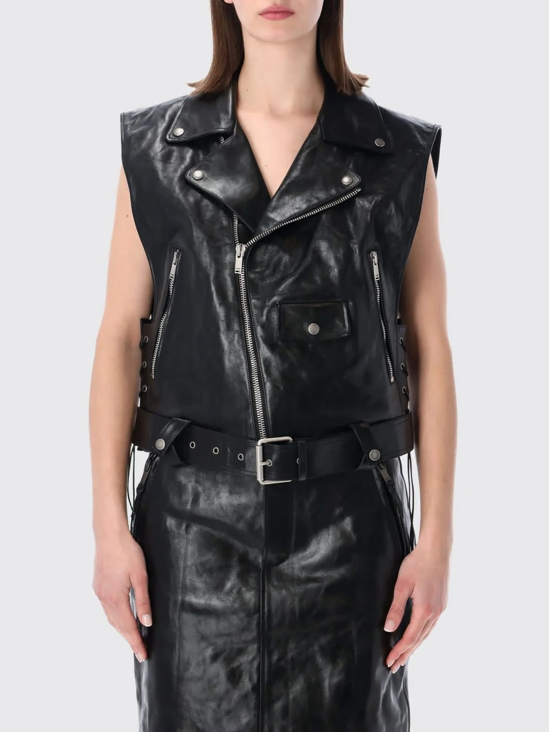 SAINT LAURENT Jacket woman Saint Laurent - 865045YCUS2 1000 | REVERSIBLE