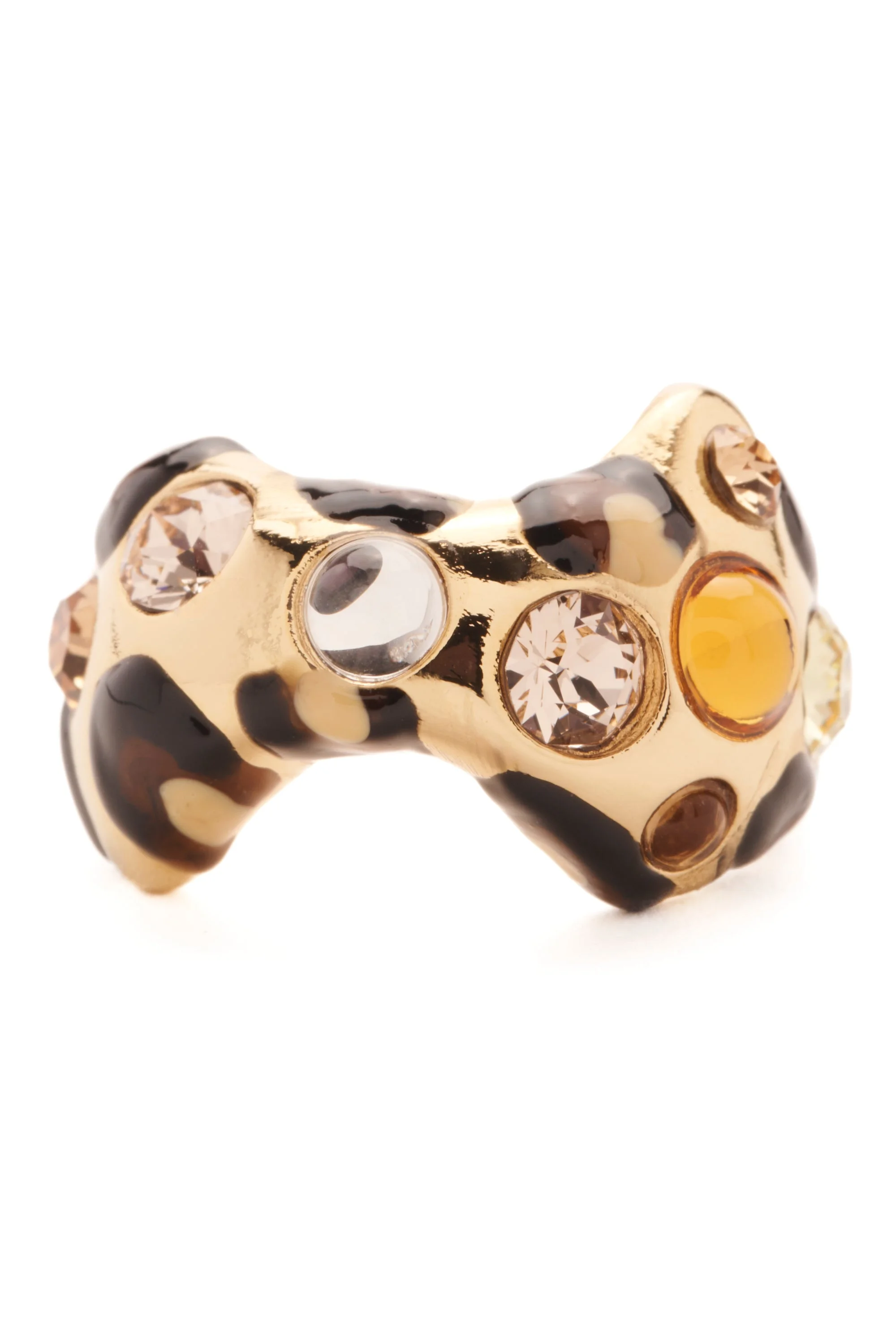 Collina Strada CHEETAH GOLD BAT RING | REVERSIBLE