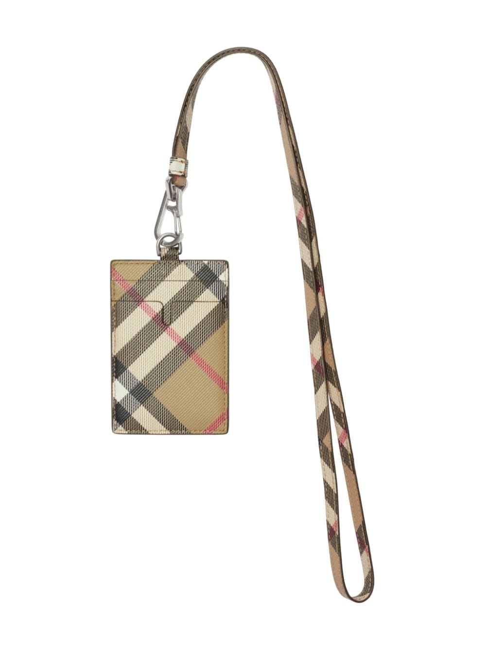 Burberry Check Lanyard card holder | REVERSIBLE