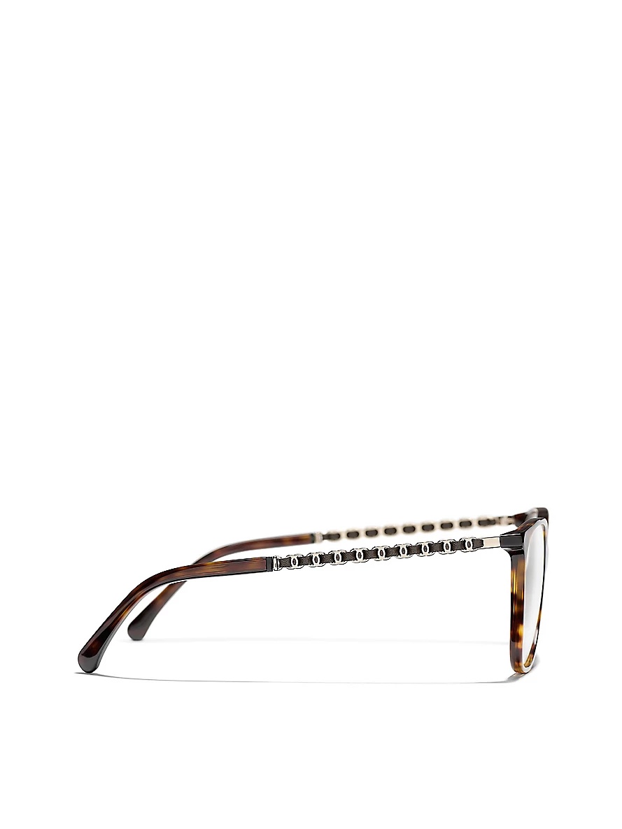 CHANEL CH3408Q square-frame eyeglasses | REVERSIBLE