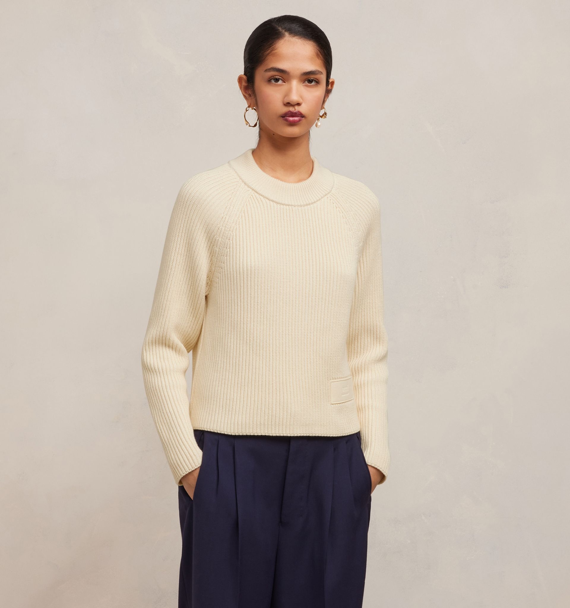 AMI Paris Ami Label Sweater | REVERSIBLE