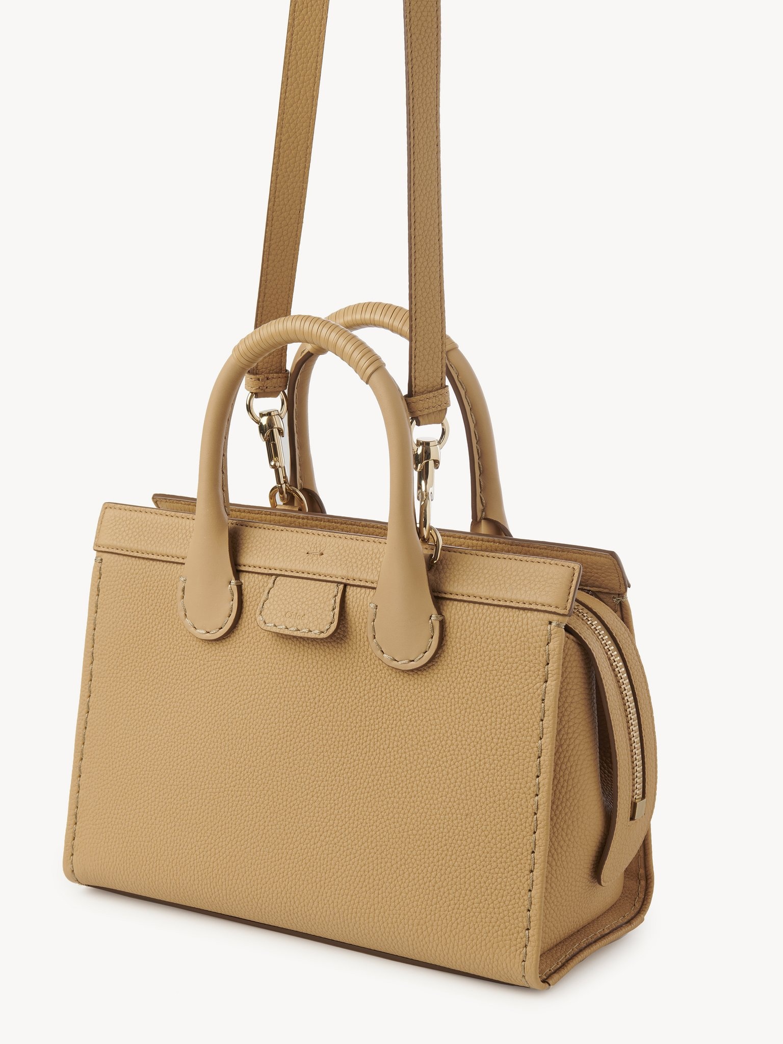 Chloé EDITH MEDIUM ZIPPERED TOTE BAG | REVERSIBLE