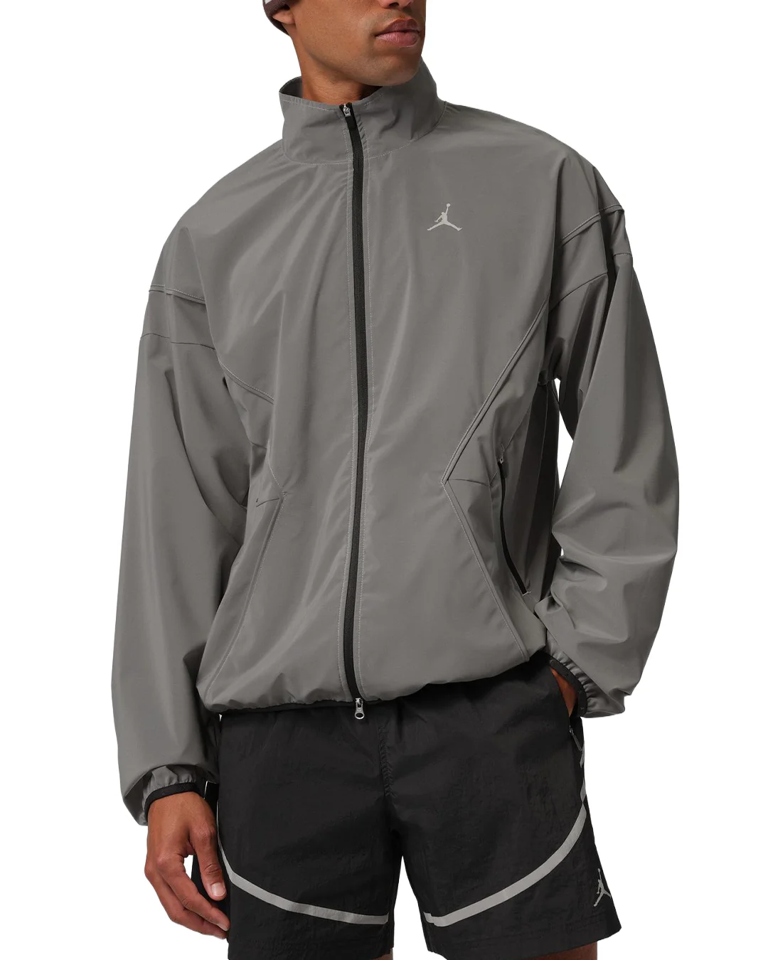 Jordan Brooklyn Hike Mike Reflective Draft Jacket Metallic Silver ...