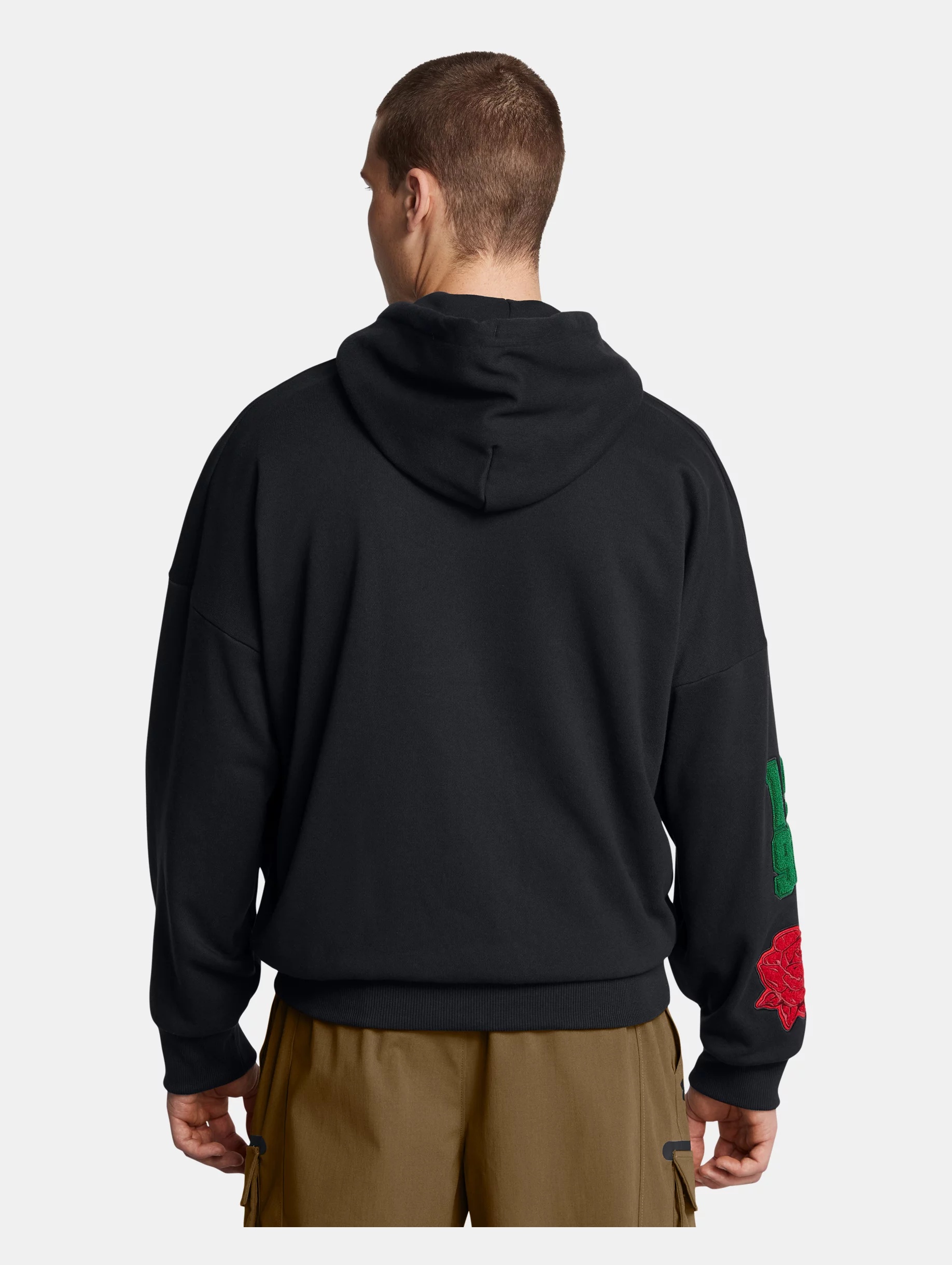 Under Armour Men's UA Icon Heavyweight Terry Armour U Oversized Hoodie ...