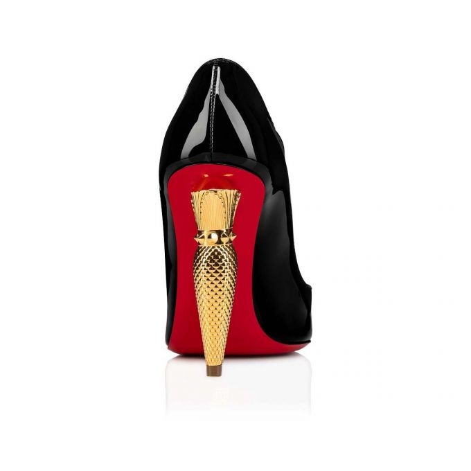 Christian Louboutin Lipchick Pump BLACK/LIN BK/GOLD | REVERSIBLE